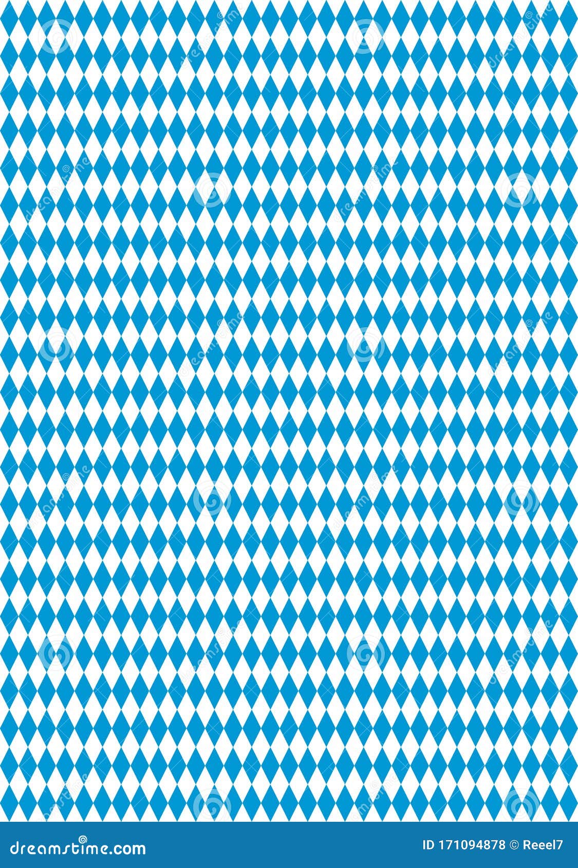 Vector Seamless Bavarian Flag Pattern. Vertical Oktoberfest Background ...