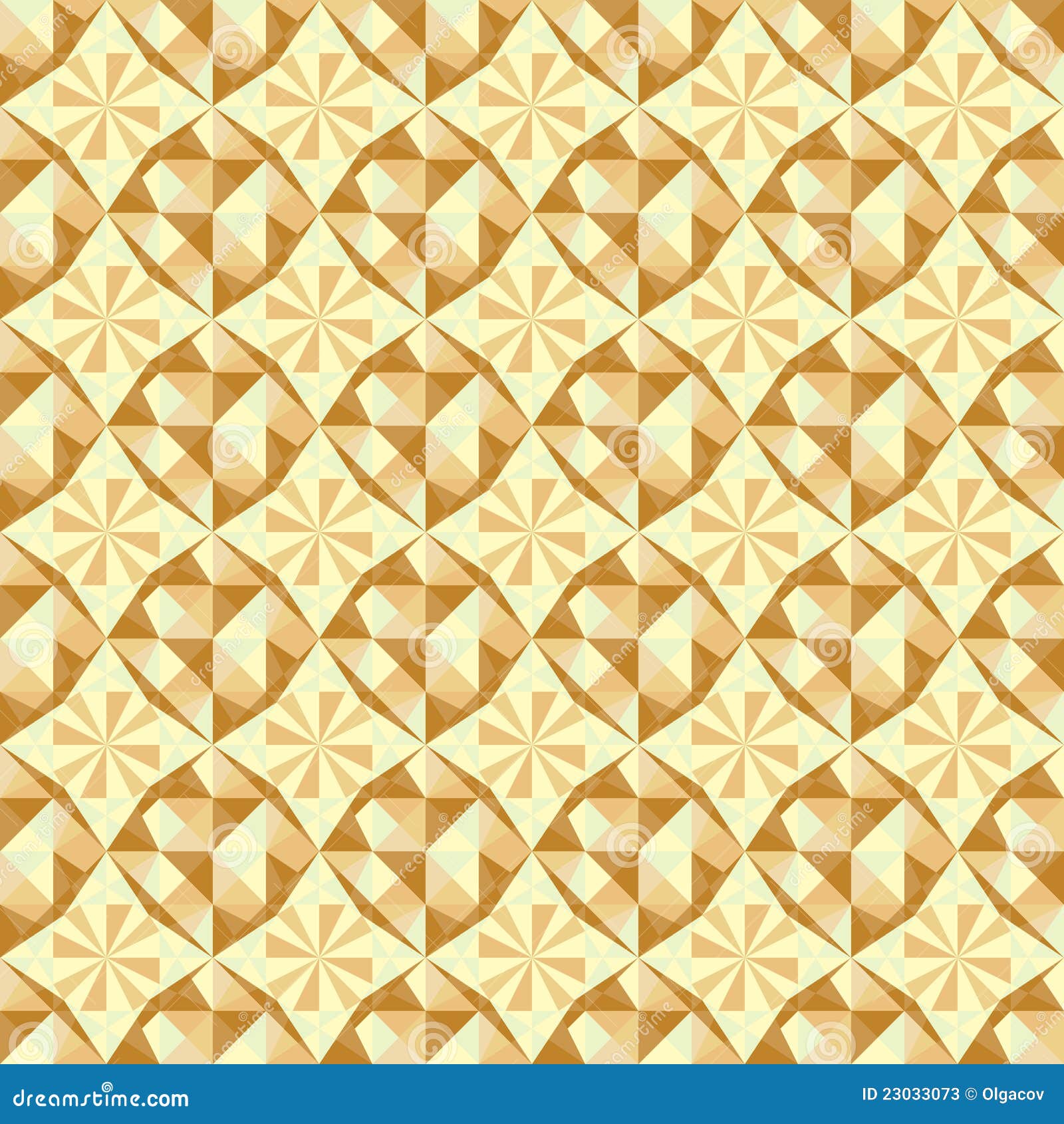 Vector Seamless Beige Geometric Pattern Stock Vector - Illustration of ...