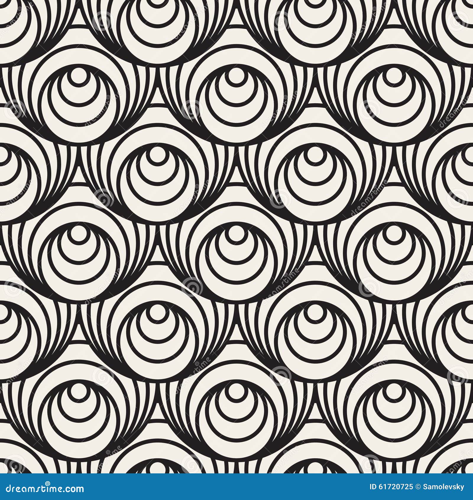 Optical Illusions Black And White Circles