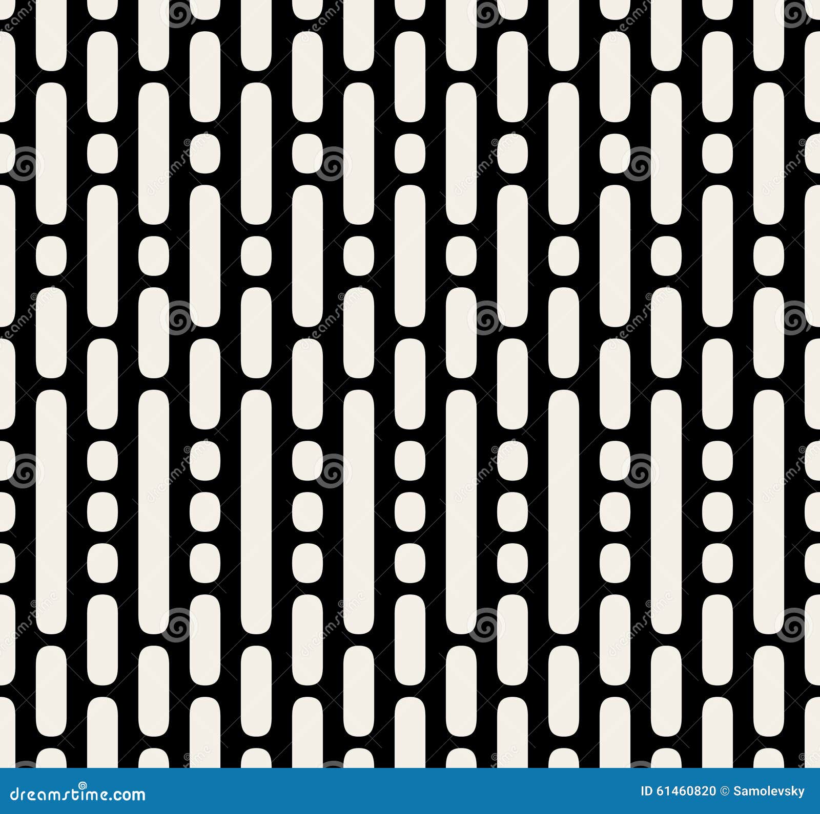 Vector Seamless Black and White Dashed Parallel Vertical Lines and Dots ...