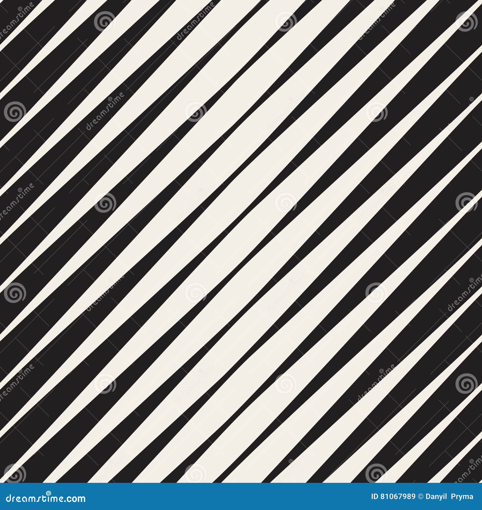 Vector Seamless Black and White Halftone Diagonal Stripes Pattern Stock ...