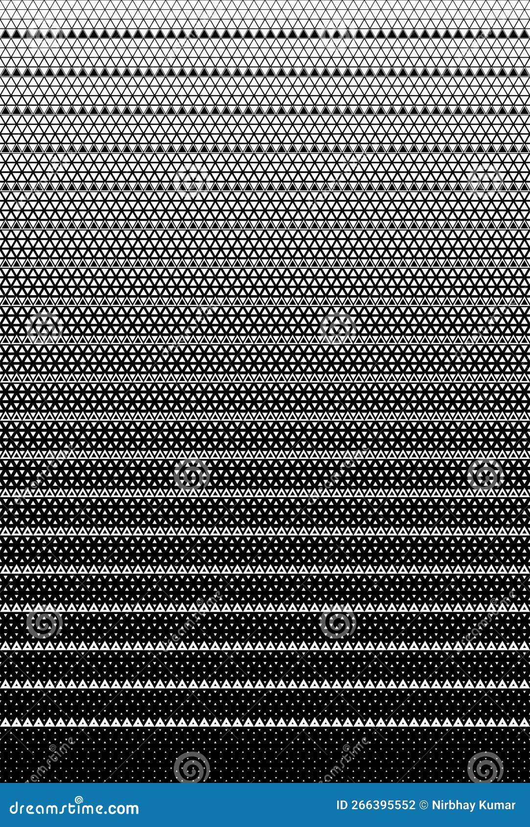 Vector Seamless Black and White Hexagon Triangle Split Lines Halftone Gradient Pattern Stock ...