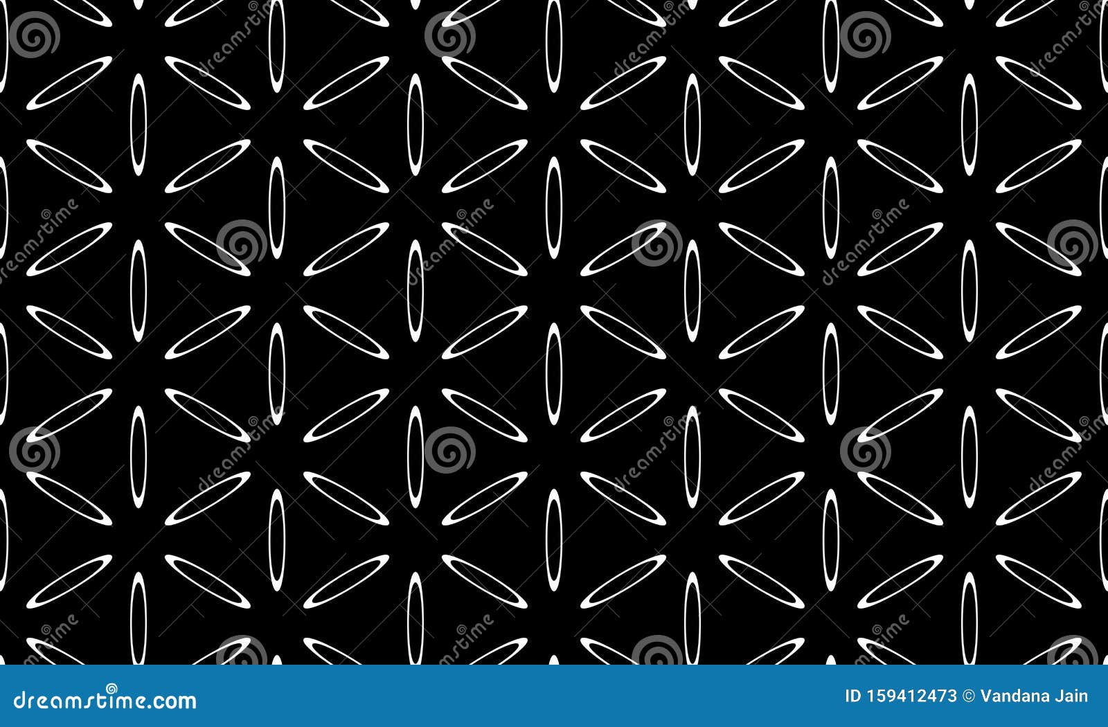 Vector Seamless Black and White Morphing Halftone Grid Gradient Pattern ...