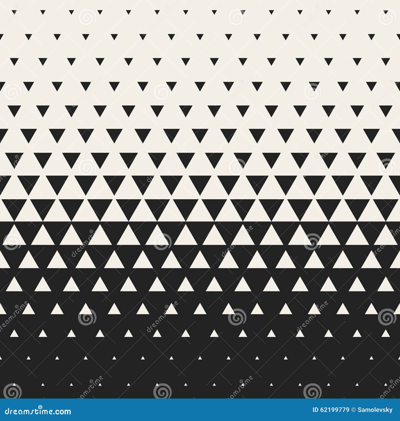 Vector Seamless Black and White Morphing Triangle Halftone Grid ... Vector Seamless Black and White Morphing Triangle Halftone Grid ...
