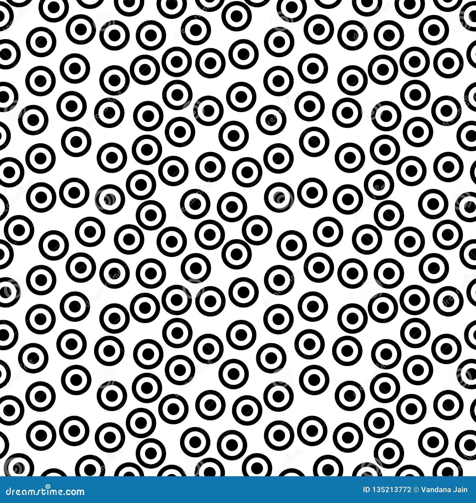 Vector Seamless Black and White Pin Icon Pattern Background. Design ...