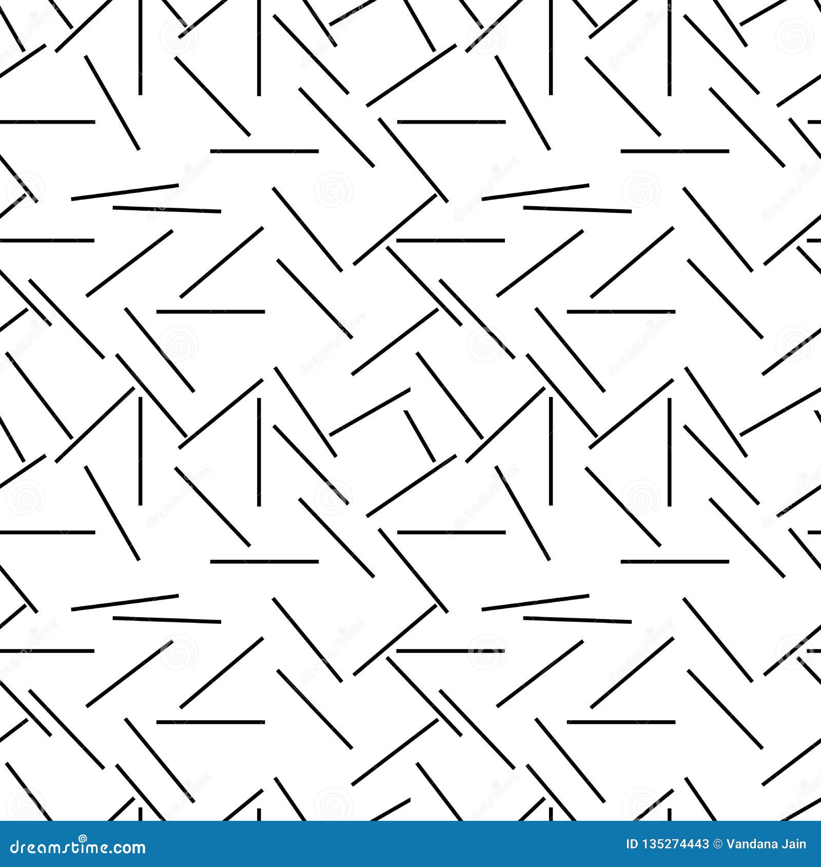 Vector Seamless Black and White Pin Icon Pattern Background. Design ...