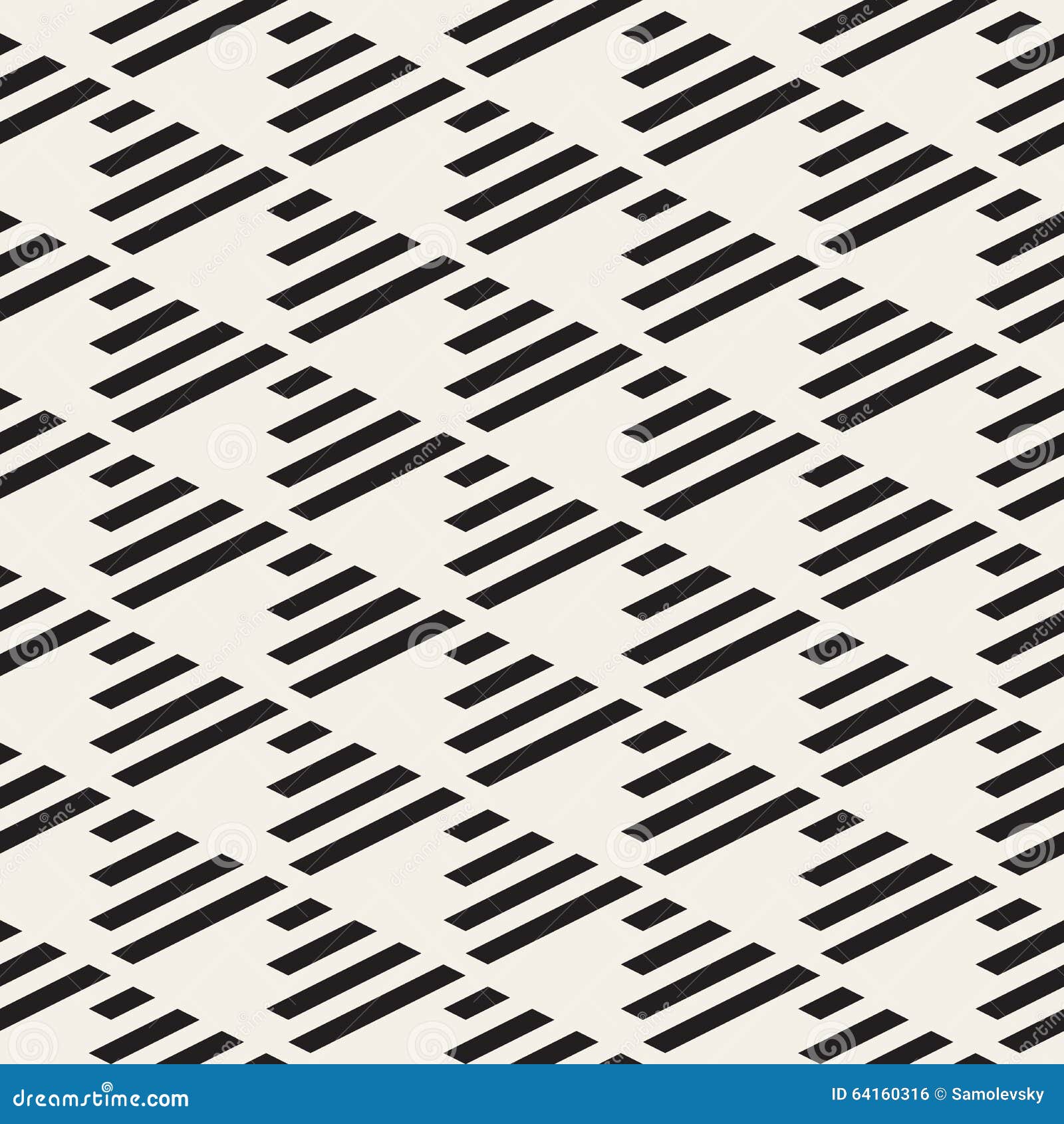 Vector Seamless Black and White Triangle Checker Grid Diagonal Parallel ...