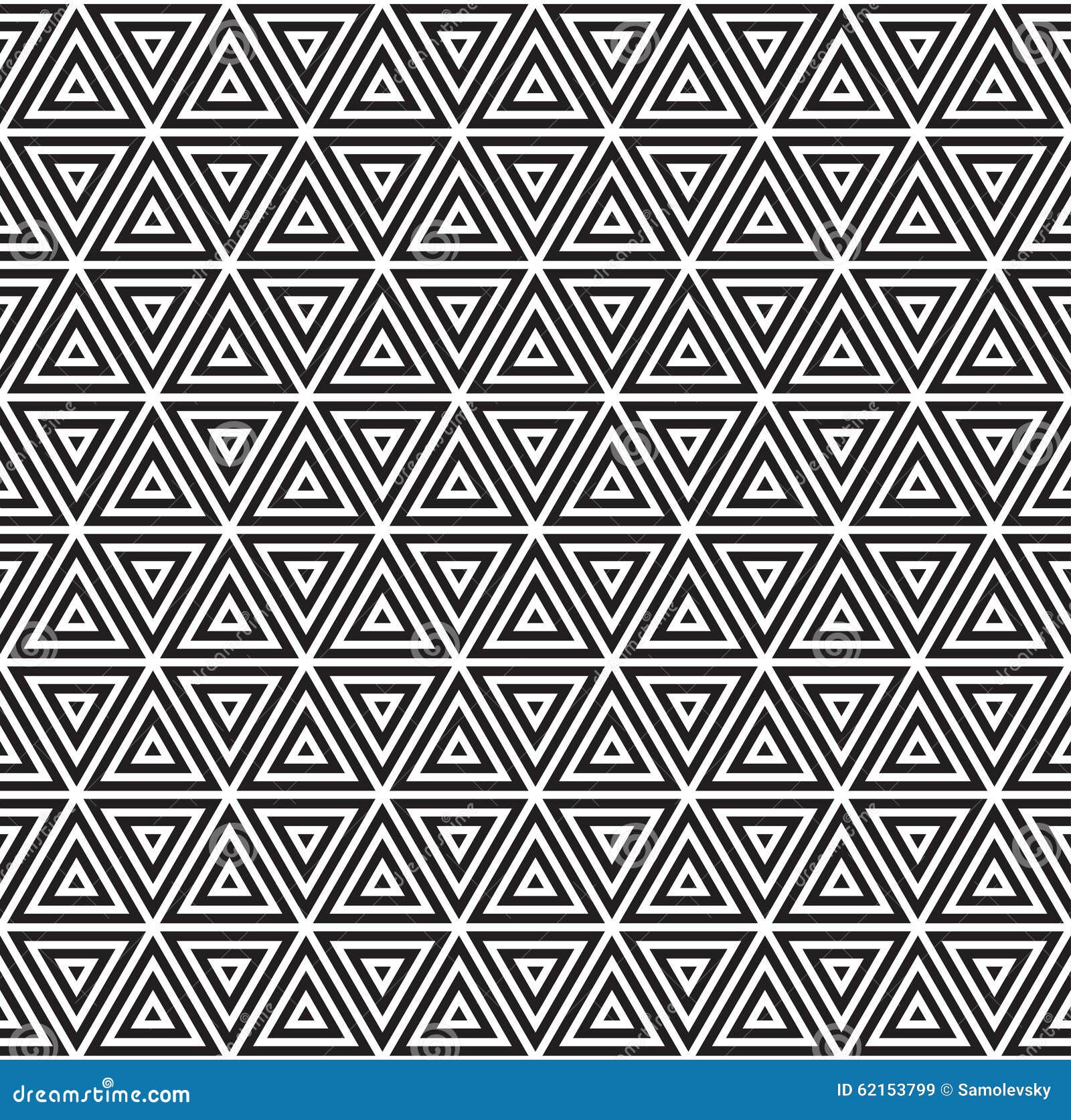 Vector Seamless Black and White Triangles Line Grid Pattern Stock ...