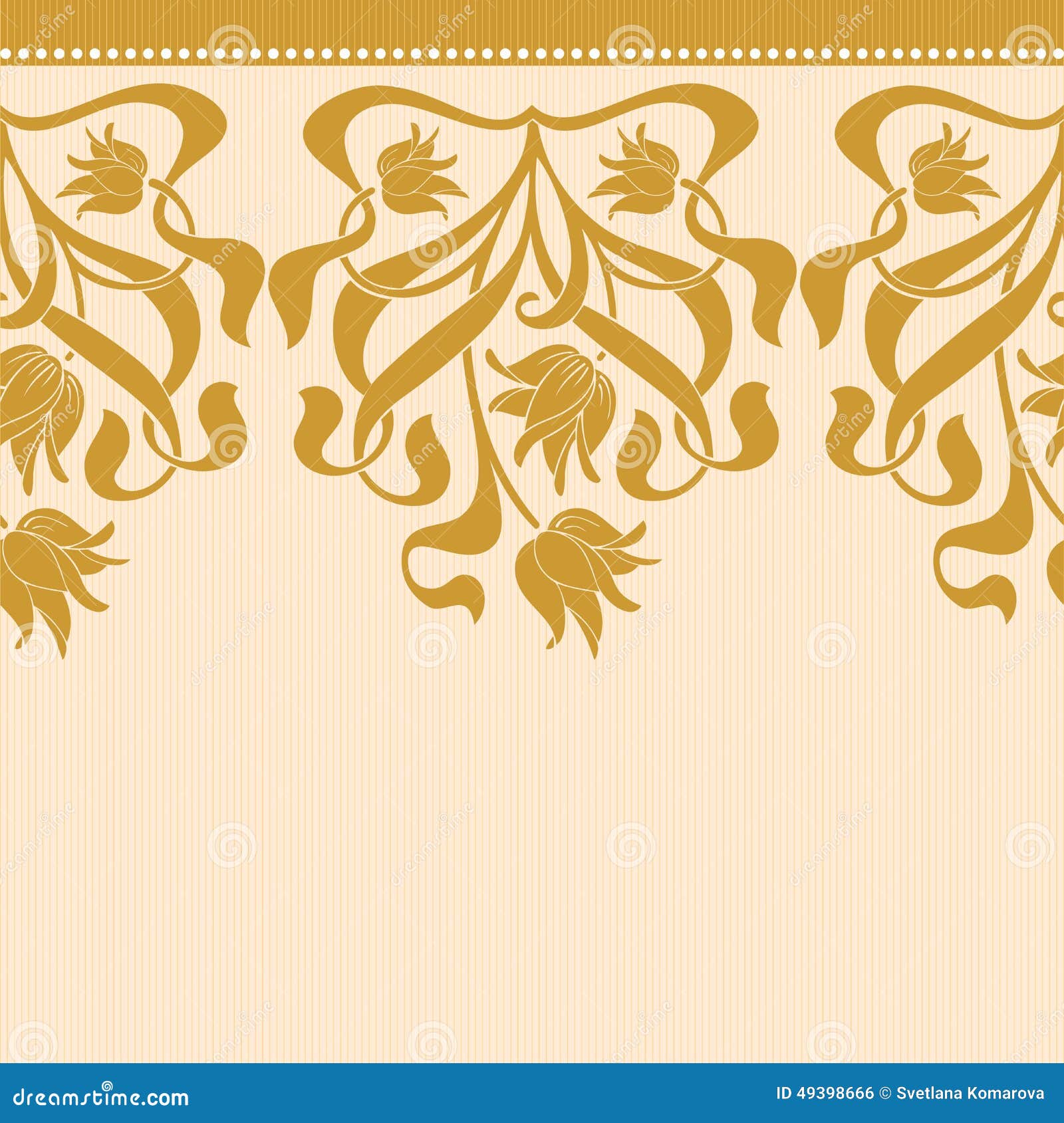 Victorian Style Border Vector Illustration | CartoonDealer.com #15615134