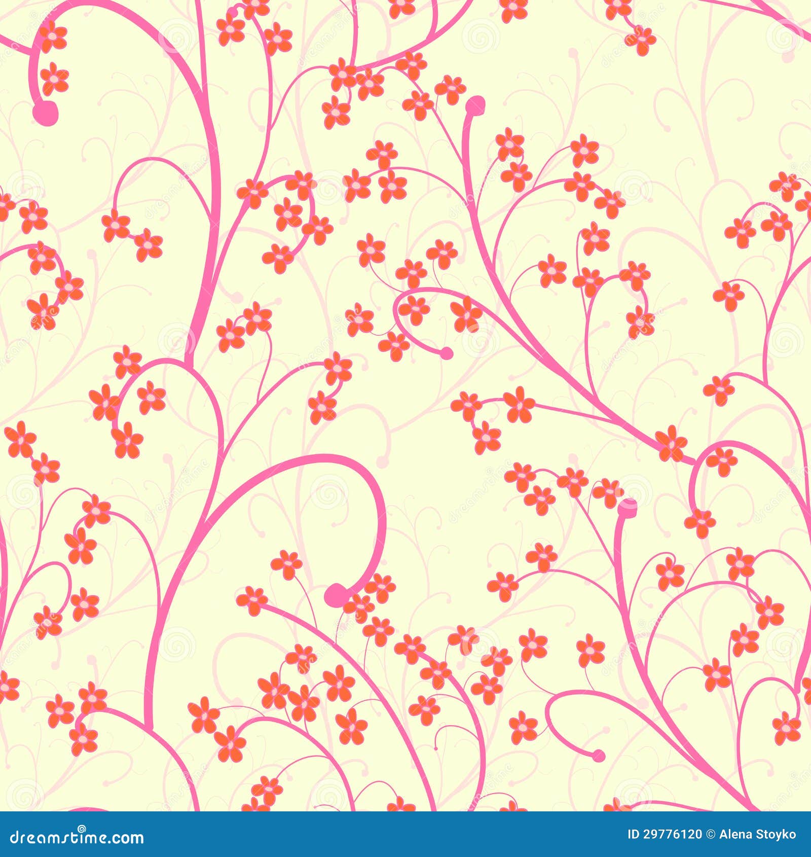 Branch pattern stock vector. Illustration of beautiful - 29776120