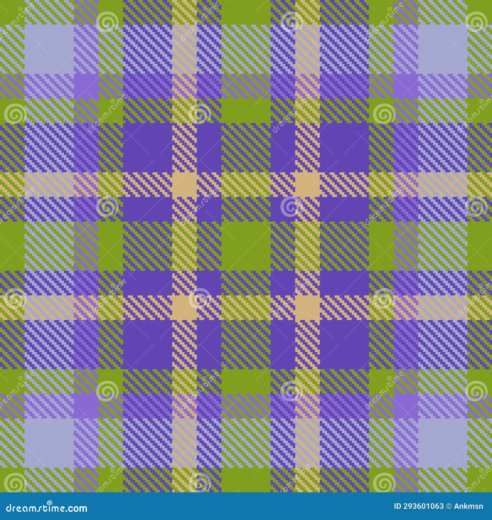 Vector Seamless Check of Texture Fabric Textile with a Pattern Plaid ...