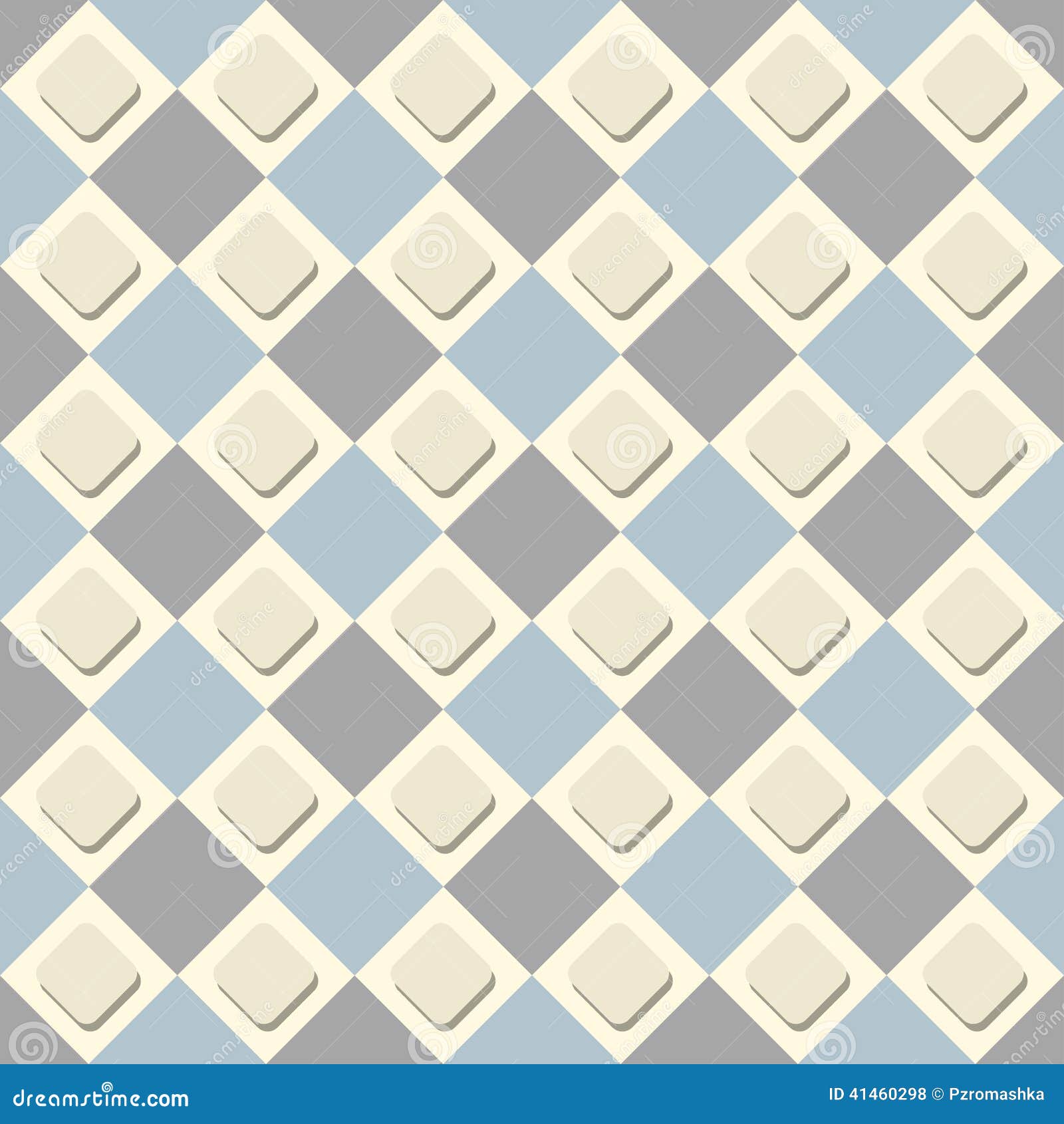 Vector Seamless Checkered Background. a Simple Illustration Stock ...