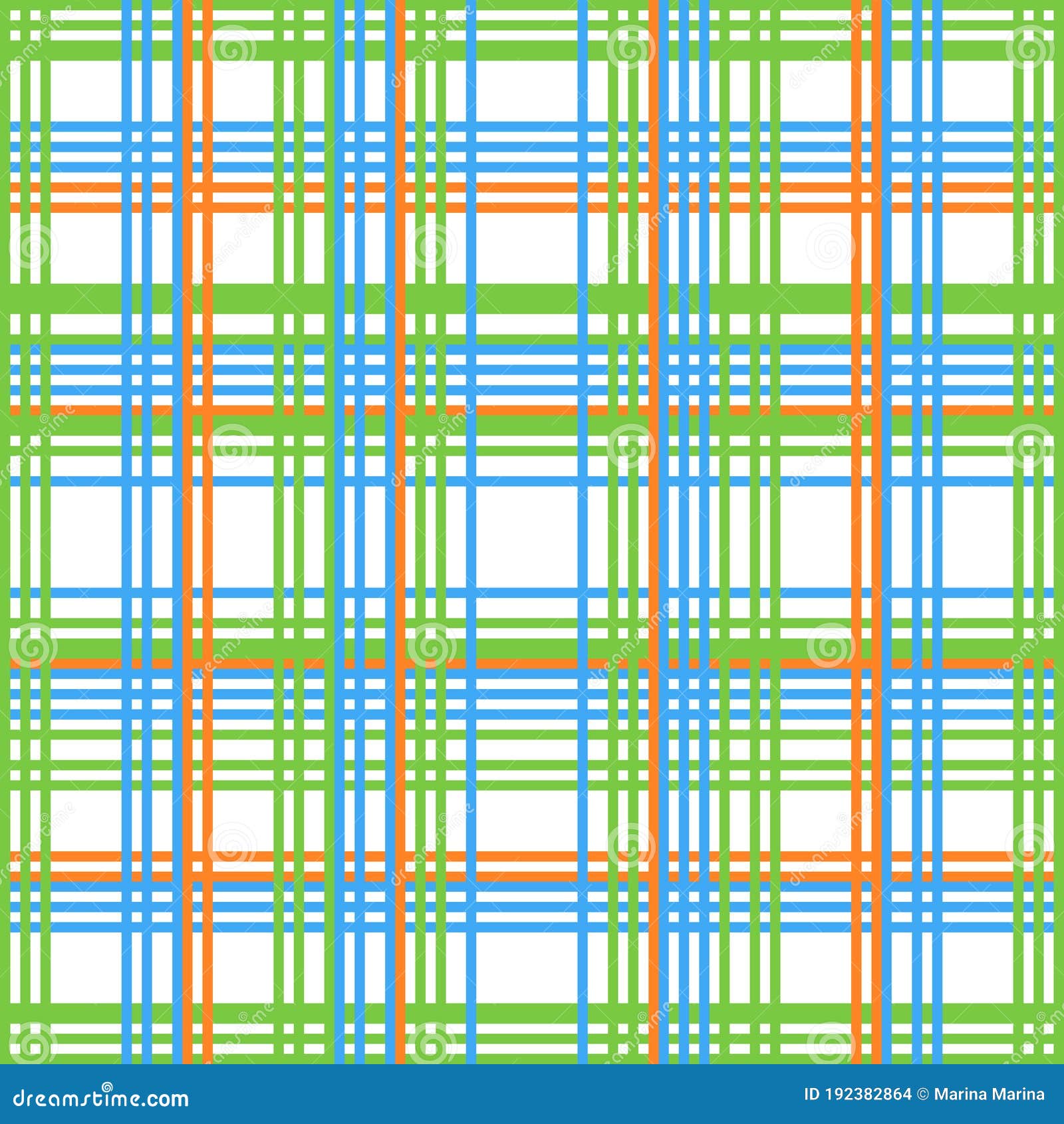 Check Colored Diagonal Plaid Madras Seamless Background Cartoon Vector ...
