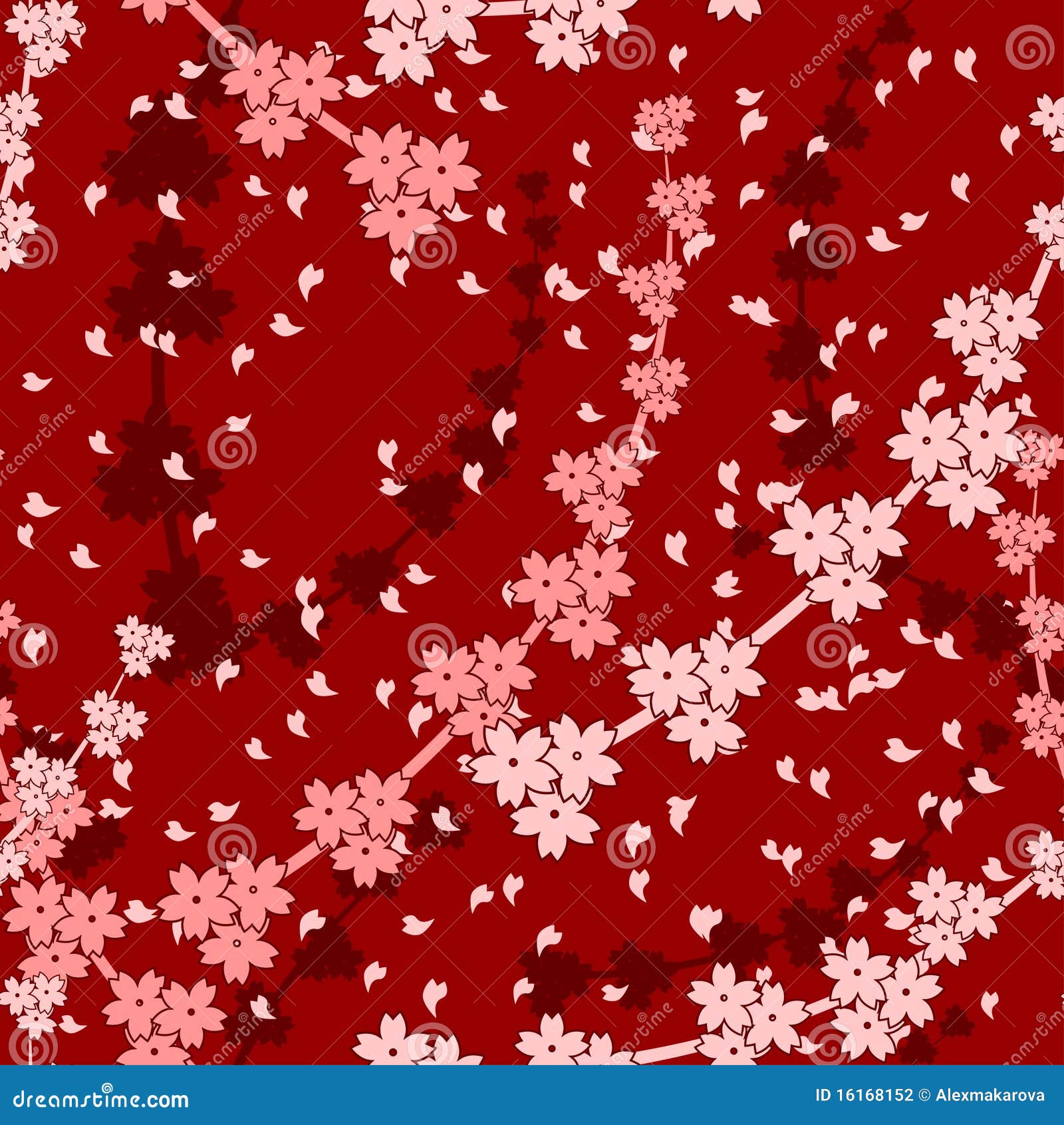 Seamless Cherry Texture Vector Illustration | CartoonDealer.com #99420632