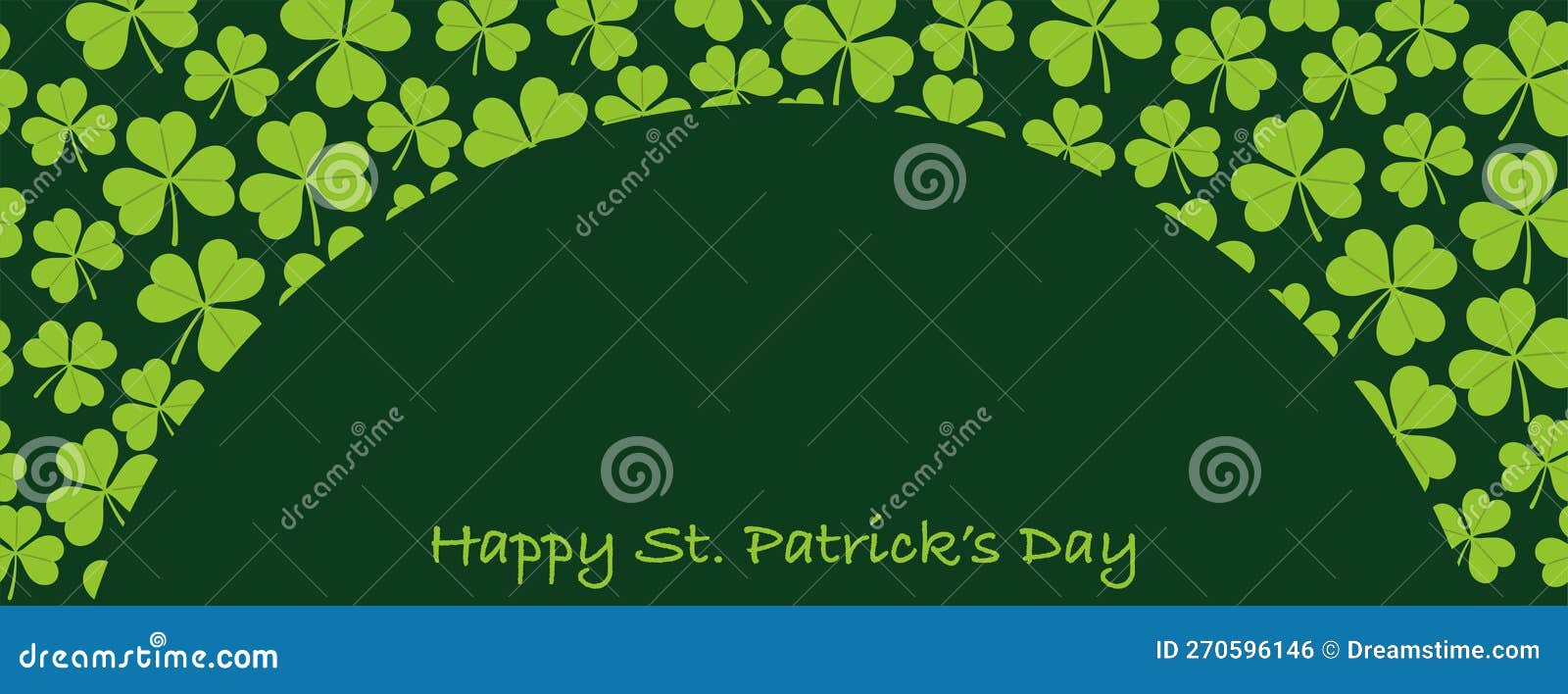 Vector Seamless Clover Background Illustration for St. Patrick’s Day ...