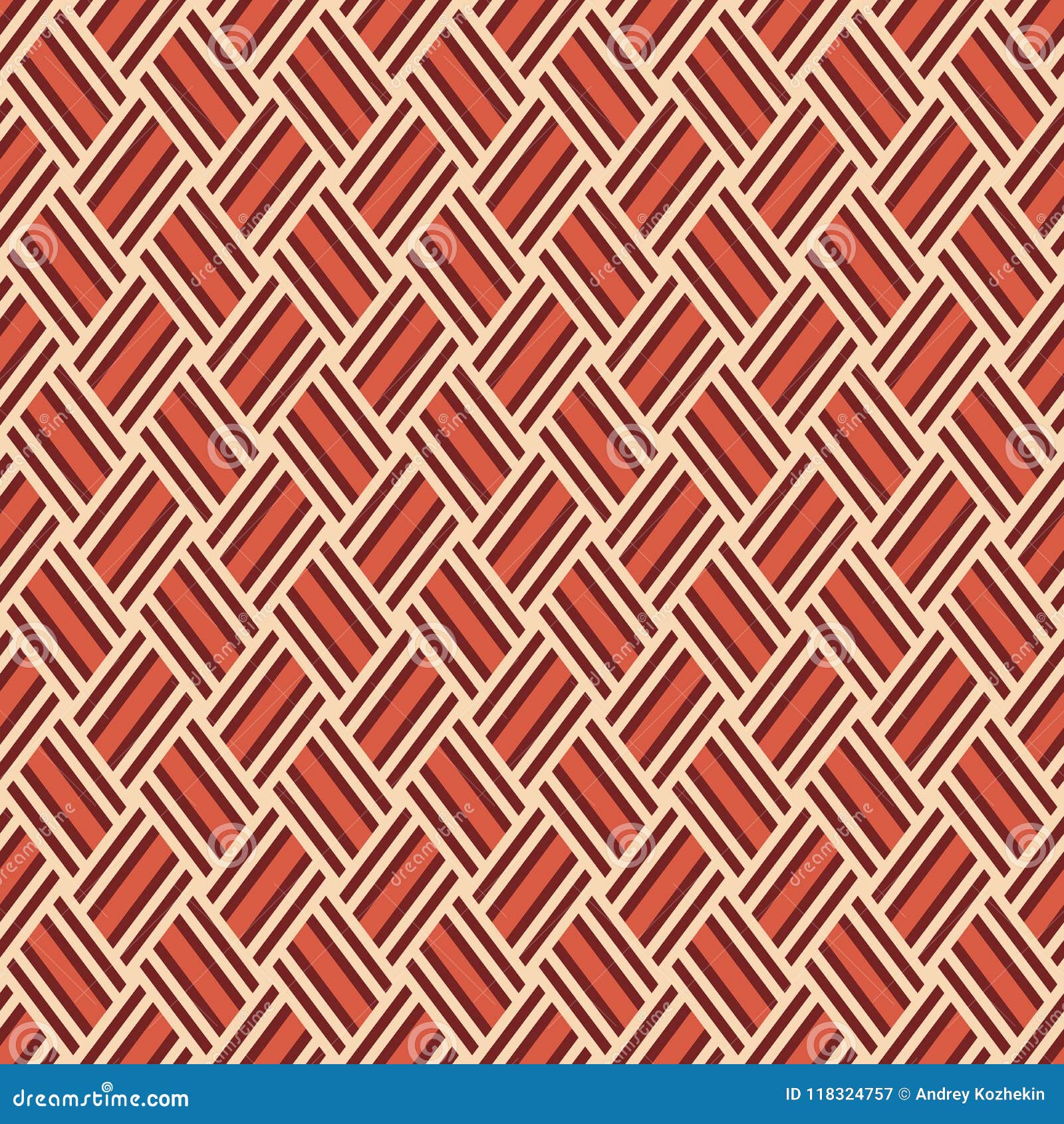 Vector Seamless Color Pattern. Regularly Repeated Inclined Strip Stock ...