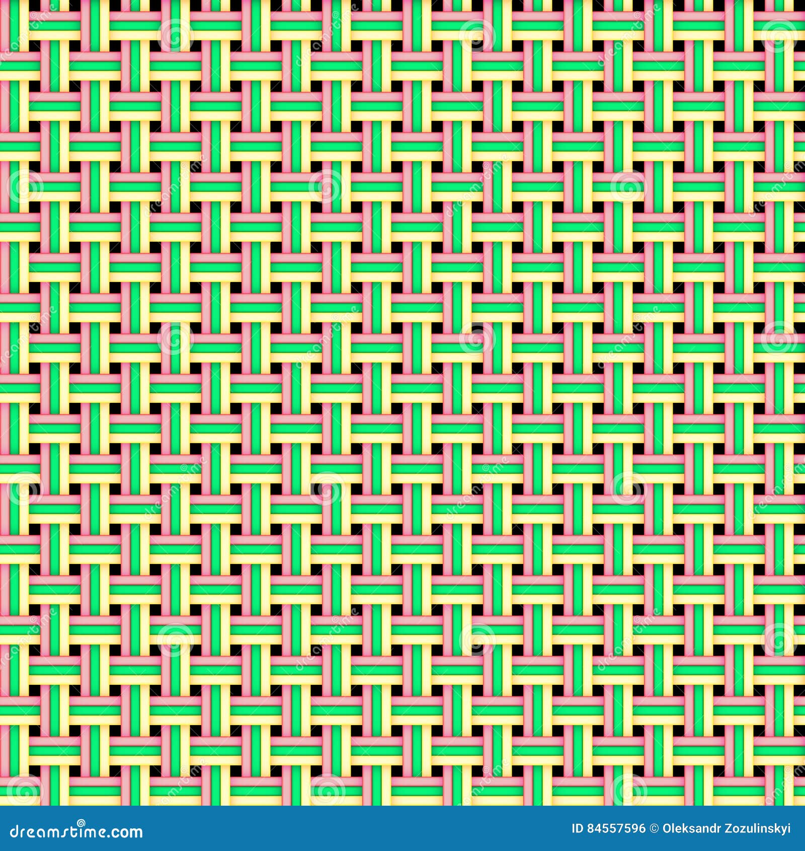 Vector Seamless Colorful Simple Grid Pattern Stock Vector ...