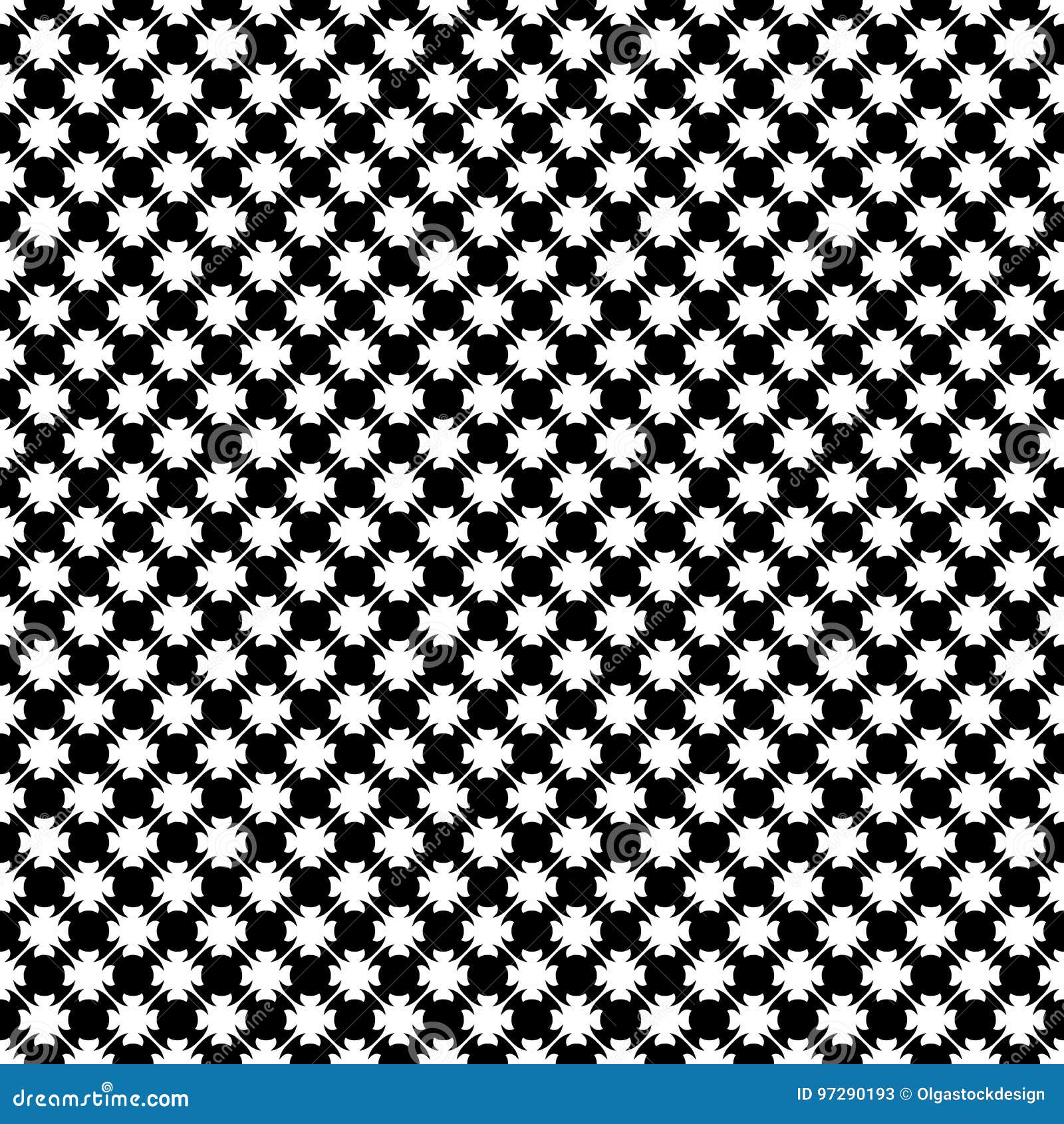 Vector Seamless Cross Pattern, Texture in Oriental Style Stock Vector ...