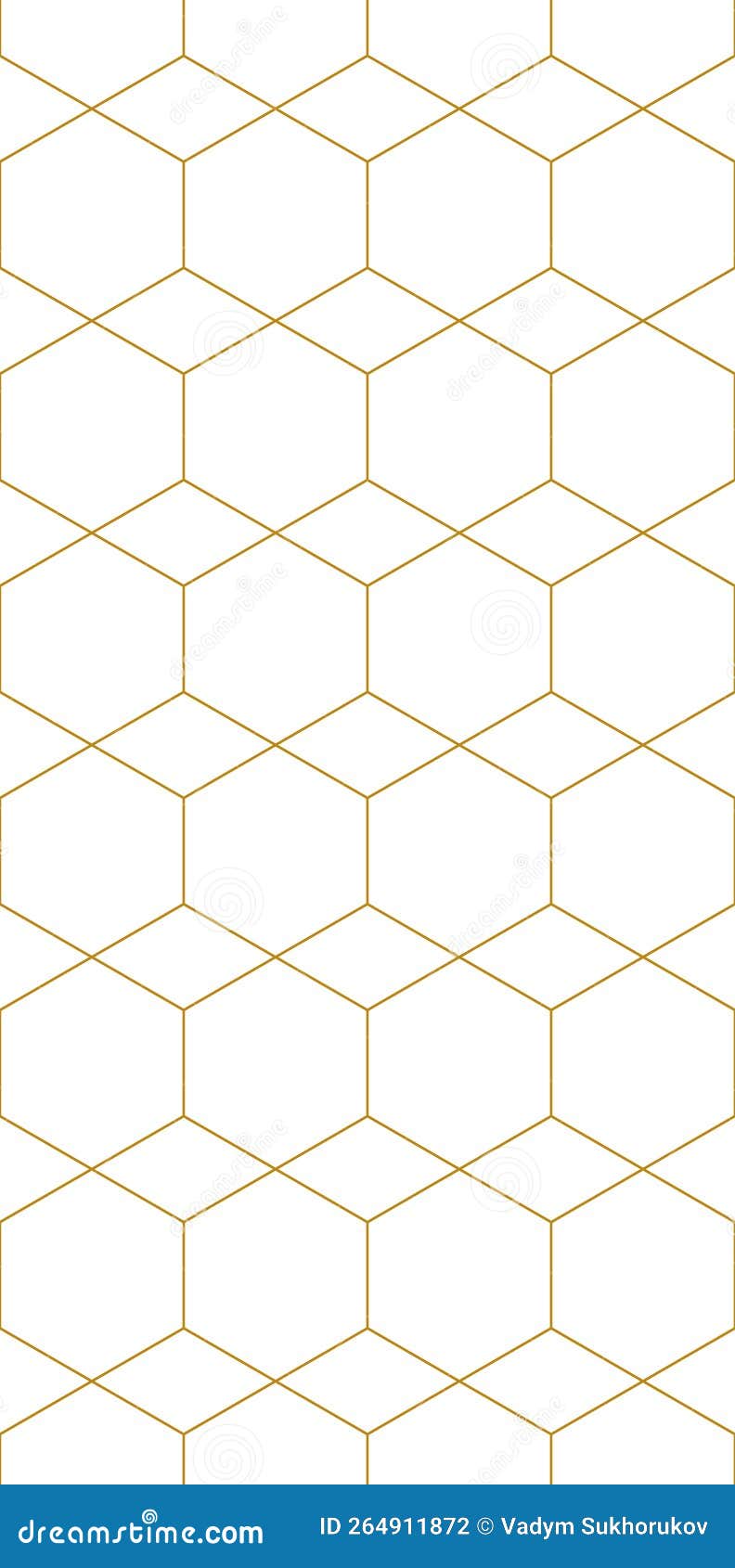 Vector Seamless Cubic Hexagon Pattern. Abstract Geometric Low Poly ...