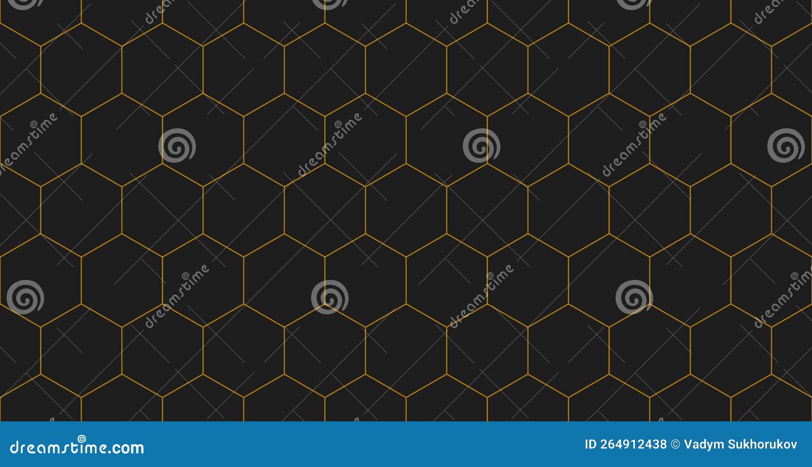 Vector Seamless Cubic Hexagon Pattern. Abstract Geometric Low Poly ...