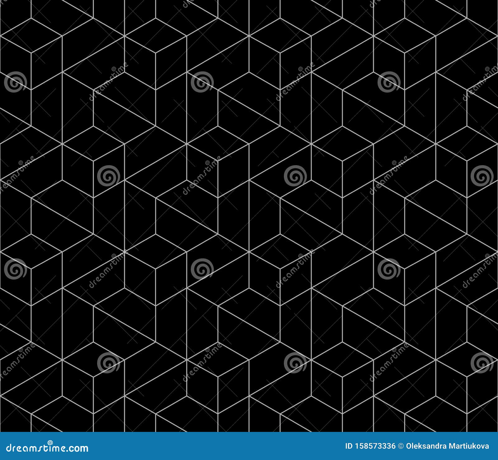 Seamless Cubic Pattern Background Cartoon Vector | CartoonDealer.com ...