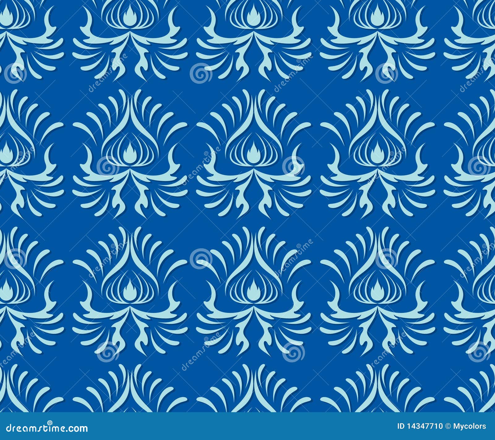 Vector Seamless Dark Blue Pattern Stock Vector - Illustration of ...