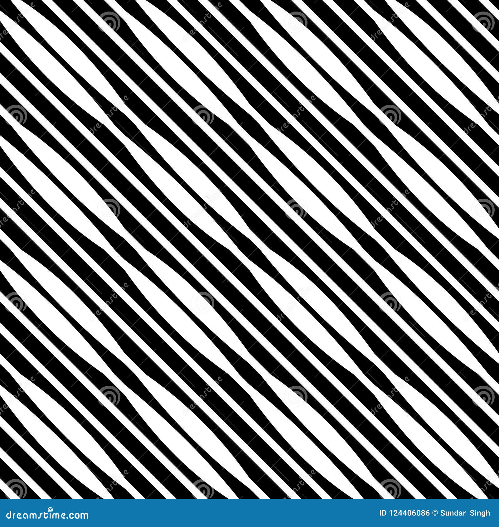 Vector Seamless Diagonal Lines Pattern Black and White. Abstract ...