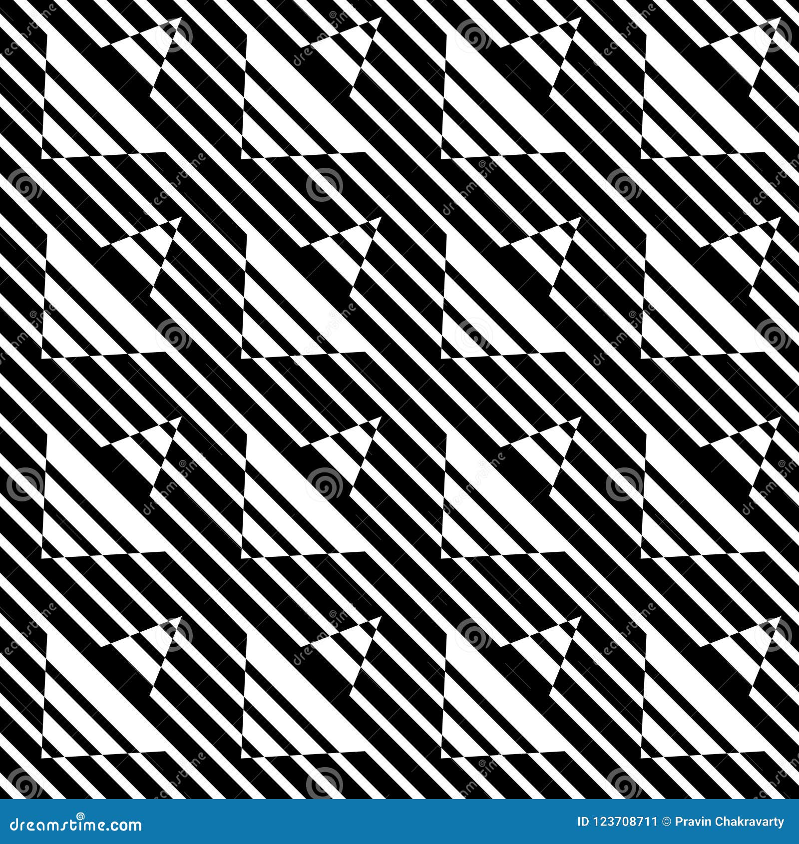 Vector Seamless Diagonal Lines Pattern Black and White. Abstract ...
