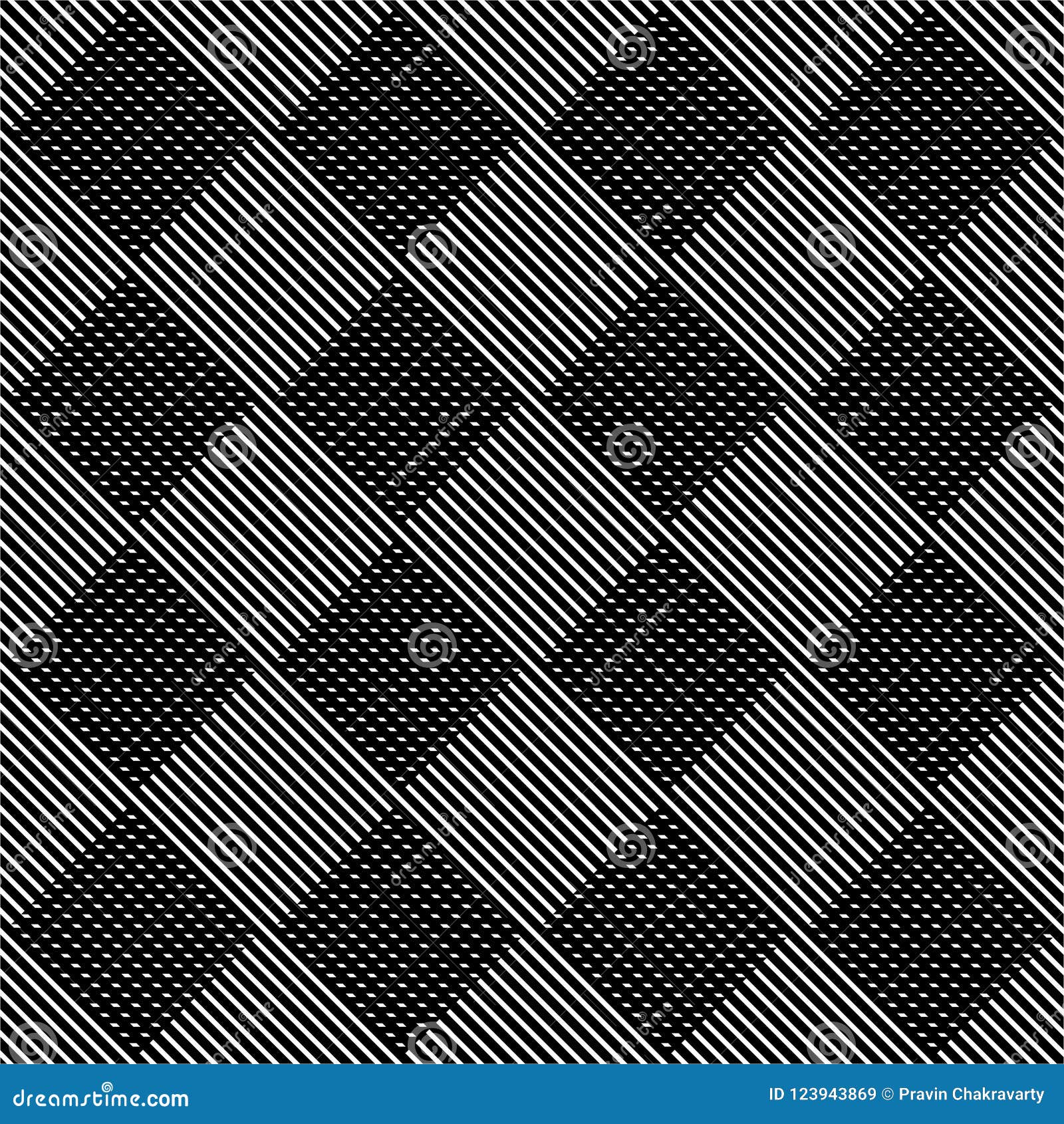 Vector Seamless Diagonal Lines Pattern Black and White. Abstract ...