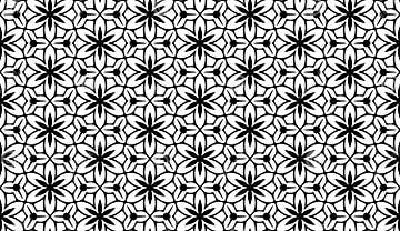 Vector Seamless Floral Organic Flower Hexagonal Geometric Pattern ...