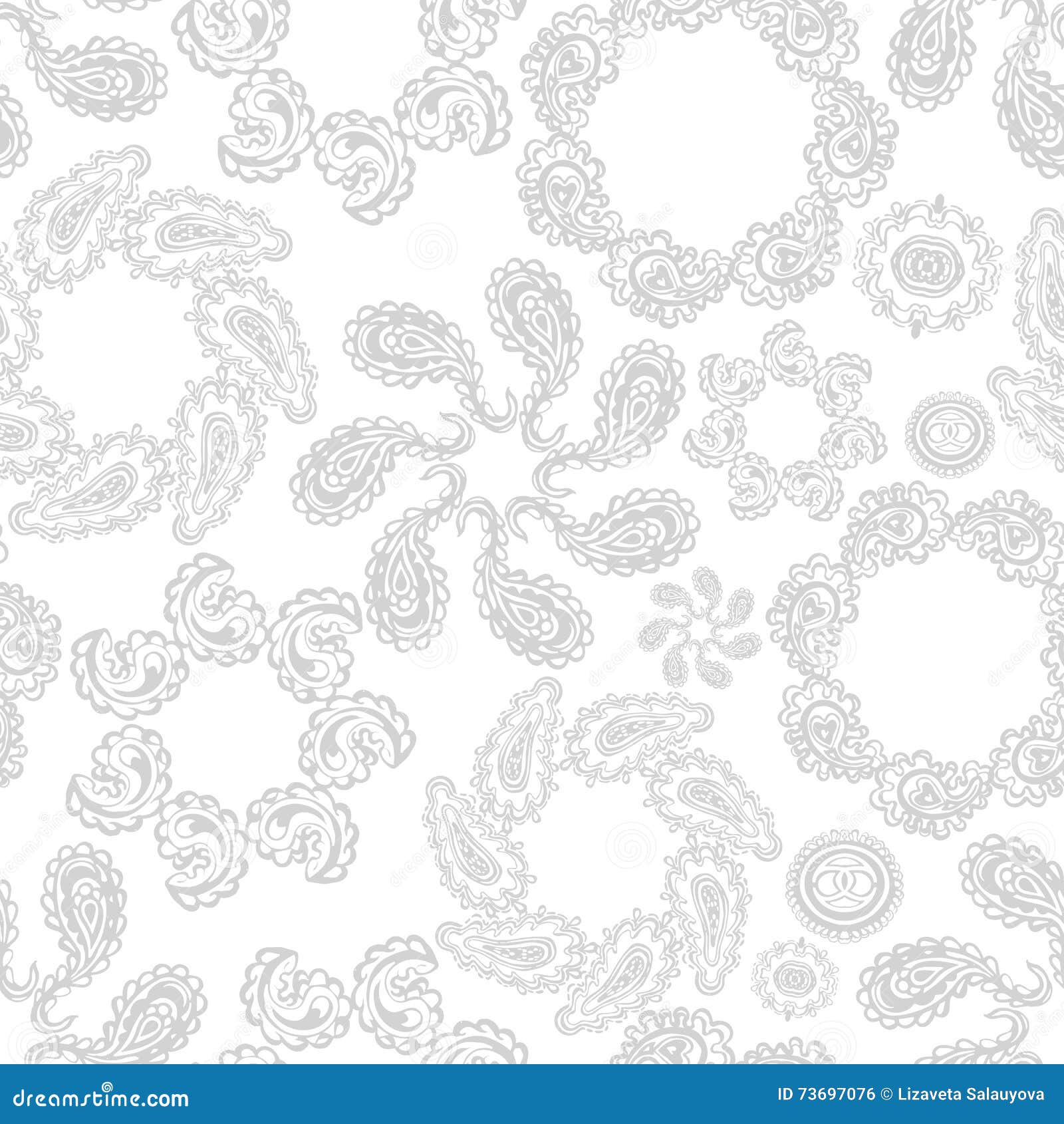 Vector Seamless Floral Pattern Stock Vector - Illustration of ...