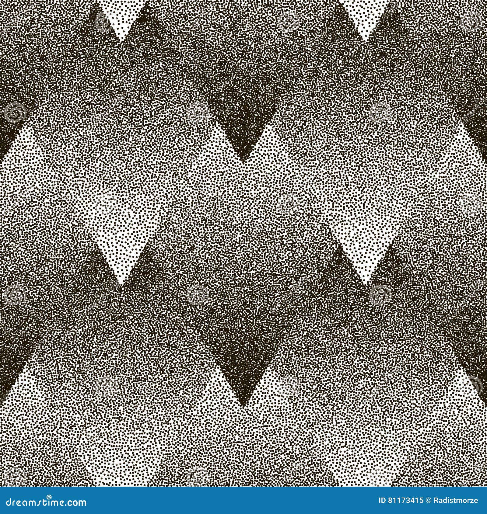 Vector Seamless Geometric Dotted Pattern. Stock Vector - Illustration ...