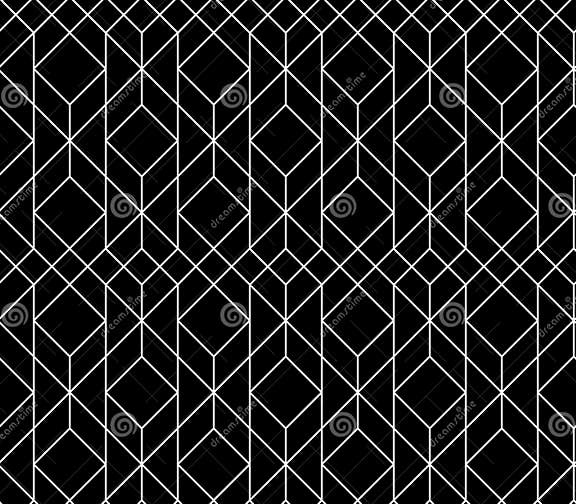 Vector Seamless Geometric Pattern Stock Vector - Illustration of ...