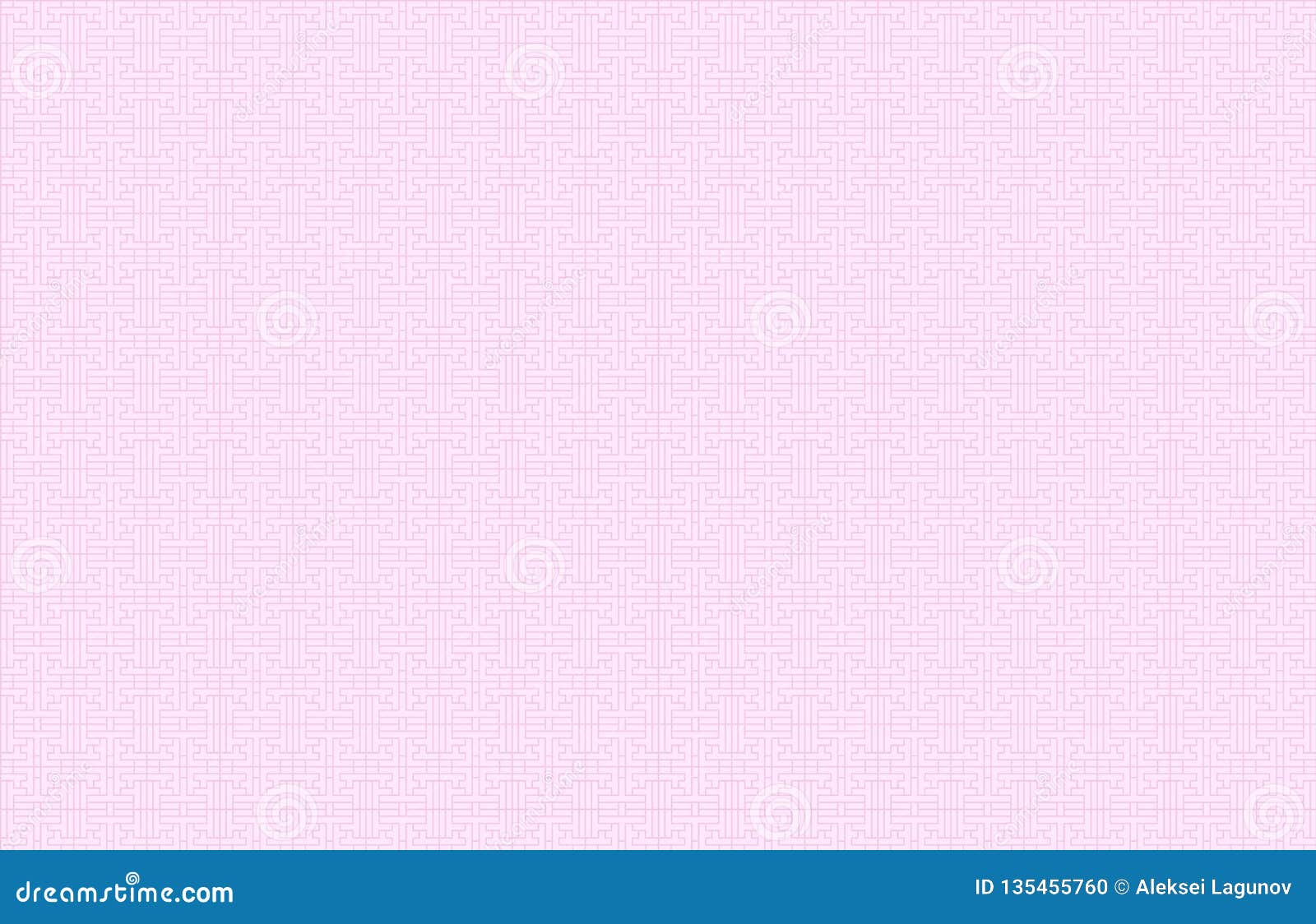 Vector Seamless Geometric Pattern, Color Trend 2019, Light Pink. Stock ...