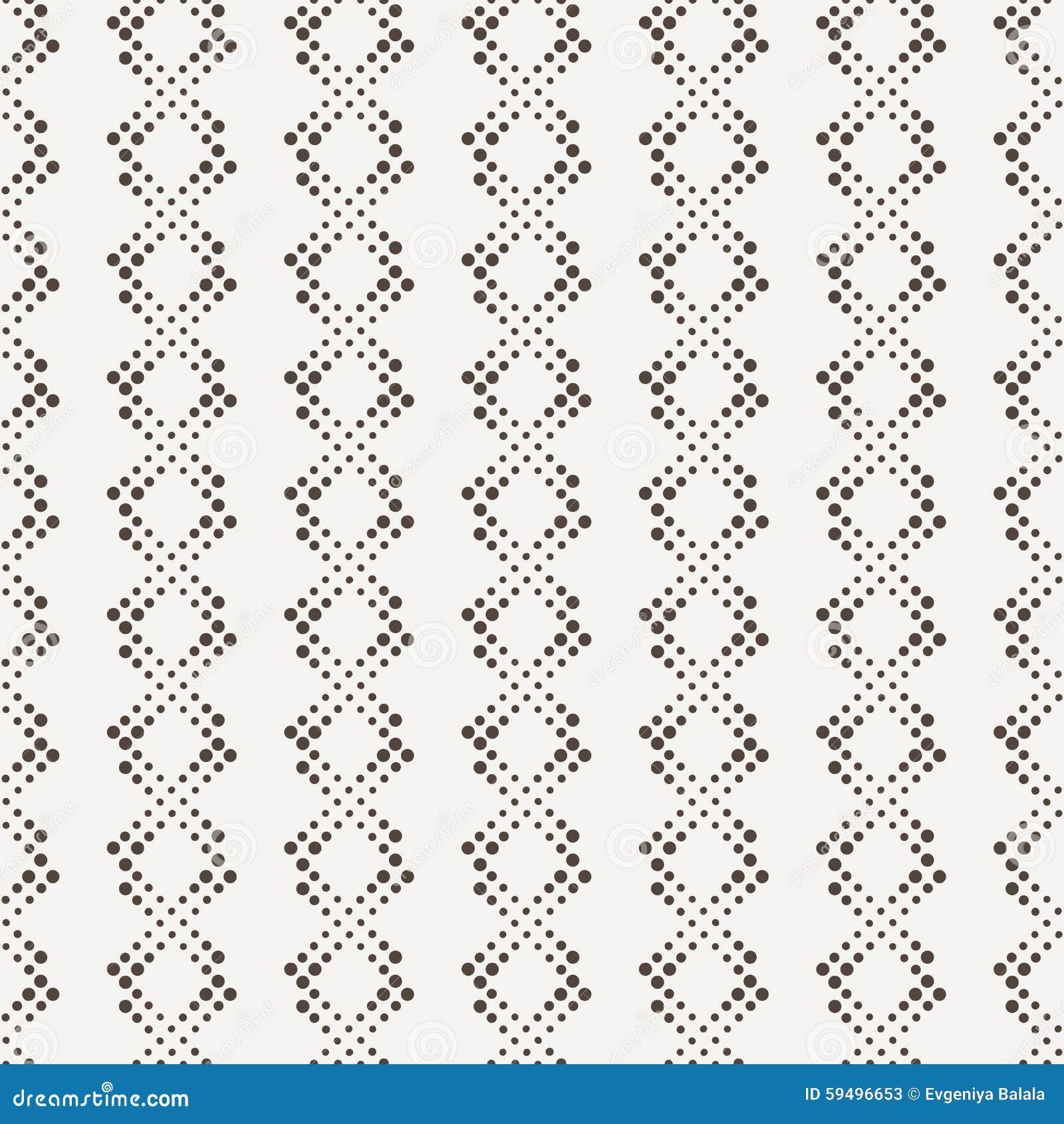Vector Seamless Geometric Pattern of Dots of Stock Vector ...
