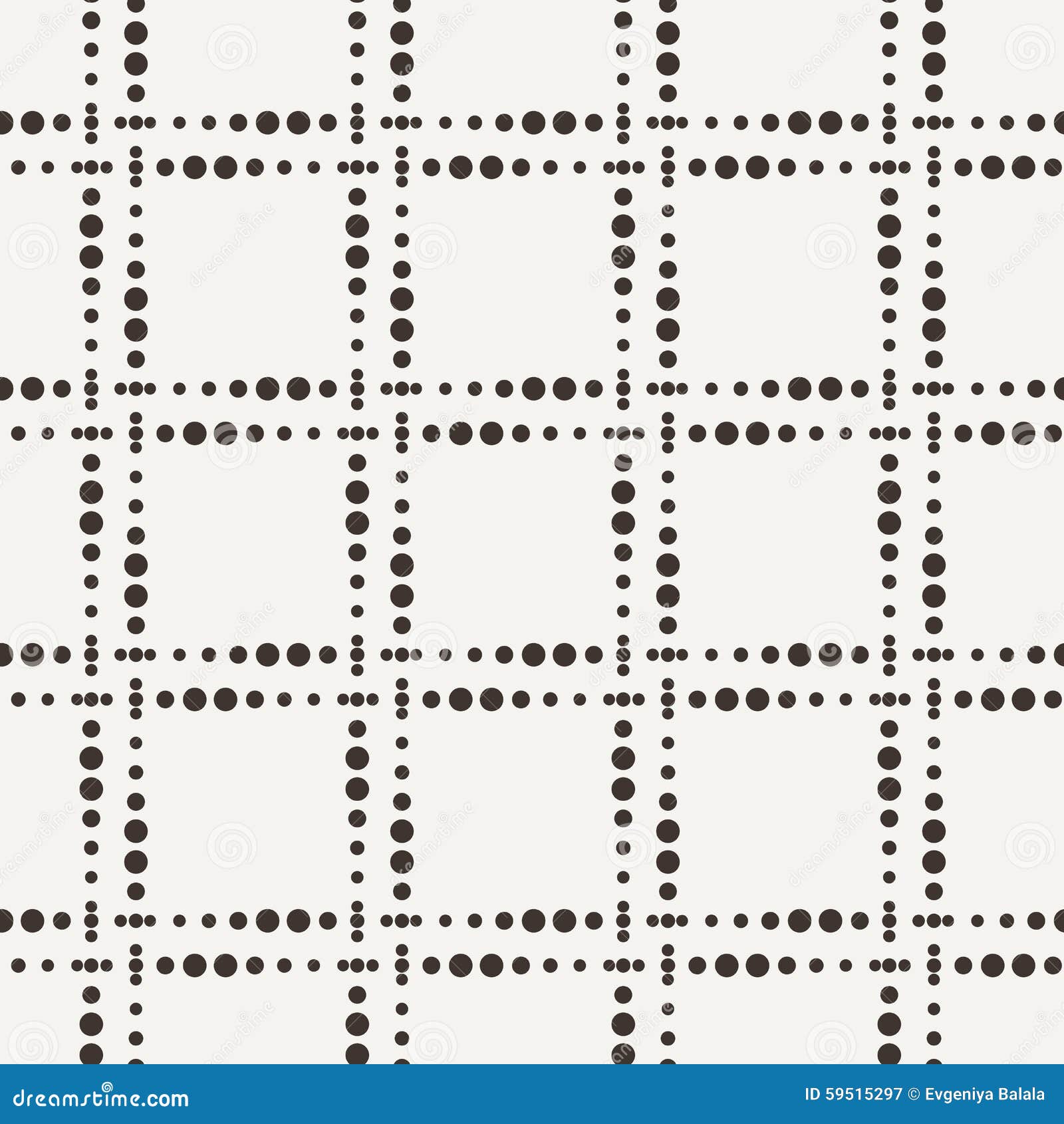 Vector Seamless Geometric Pattern of Dots of Stock Vector ...