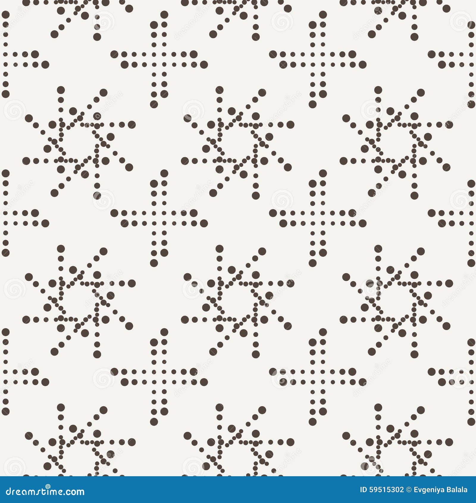 Vector Seamless Geometric Pattern of Dots of Stock Vector ...