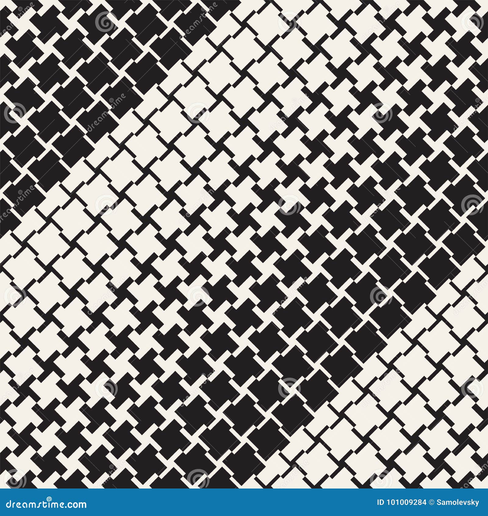 Vector Seamless Geometric Pattern. Halftone Gradient Color Transition ...