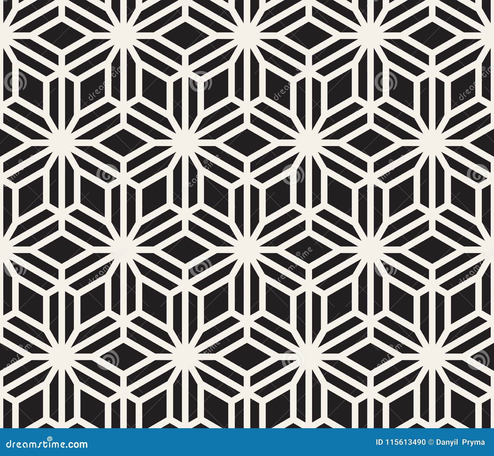 Vector Seamless Geometric Pattern. Simple Abstract Lines Lattice Stock ...