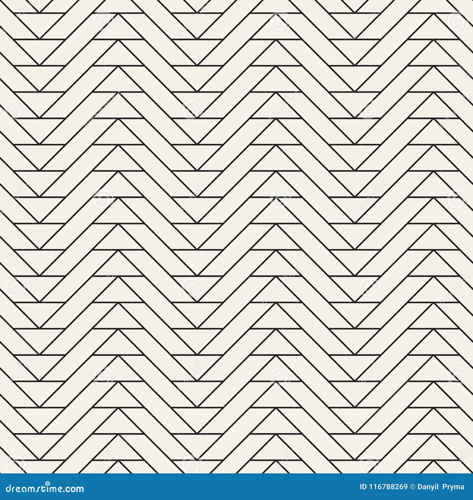 Vector Seamless Geometric Pattern. Simple Abstract Lines Lattice Stock ...