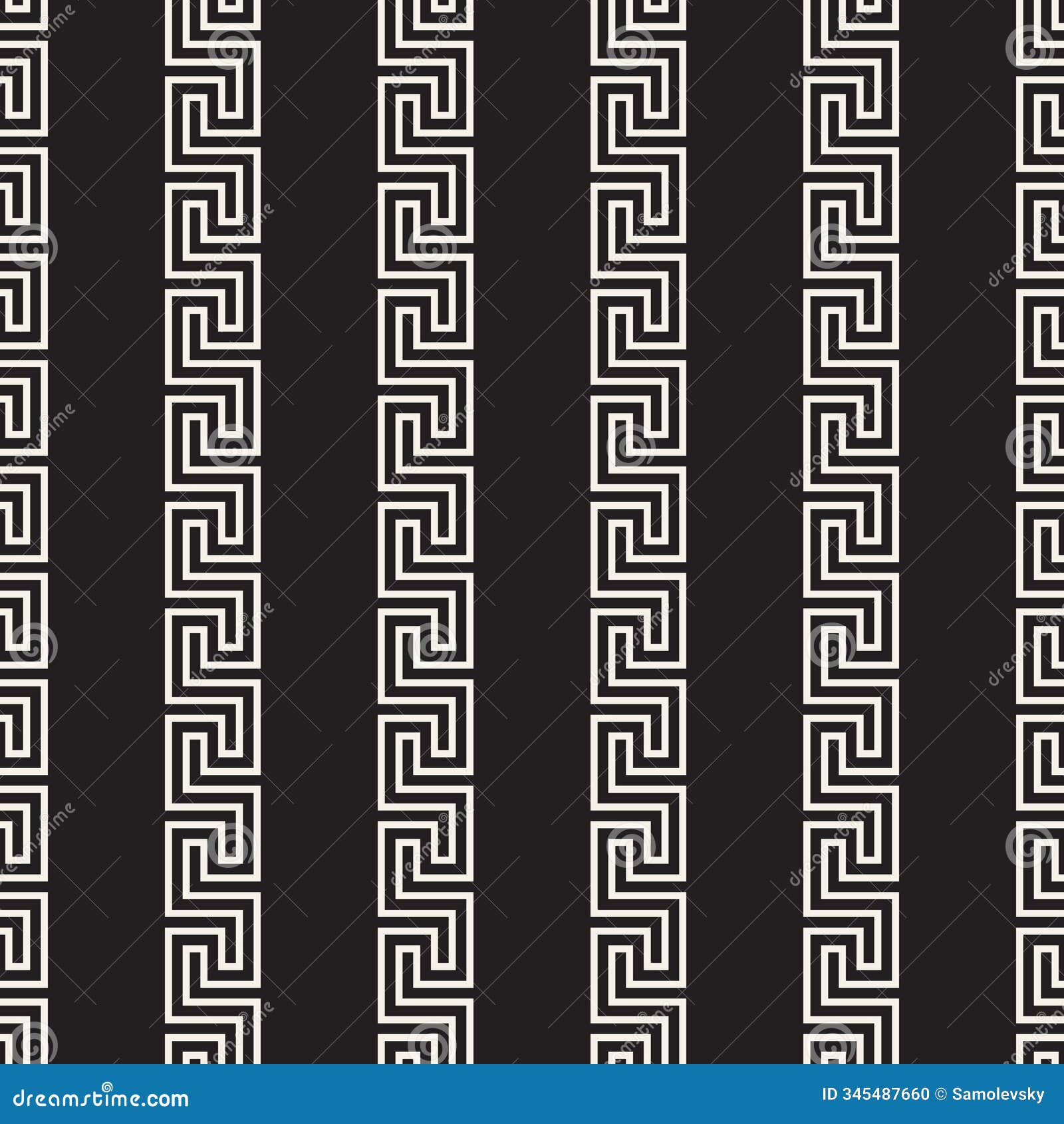 Vector Seamless Geometric Pattern. Simple Abstract Lines Lattice Stock ...