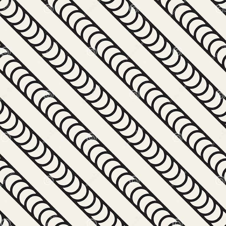 Vector Seamless Pattern Modern Stylish Abstract Texture Stock Vector
