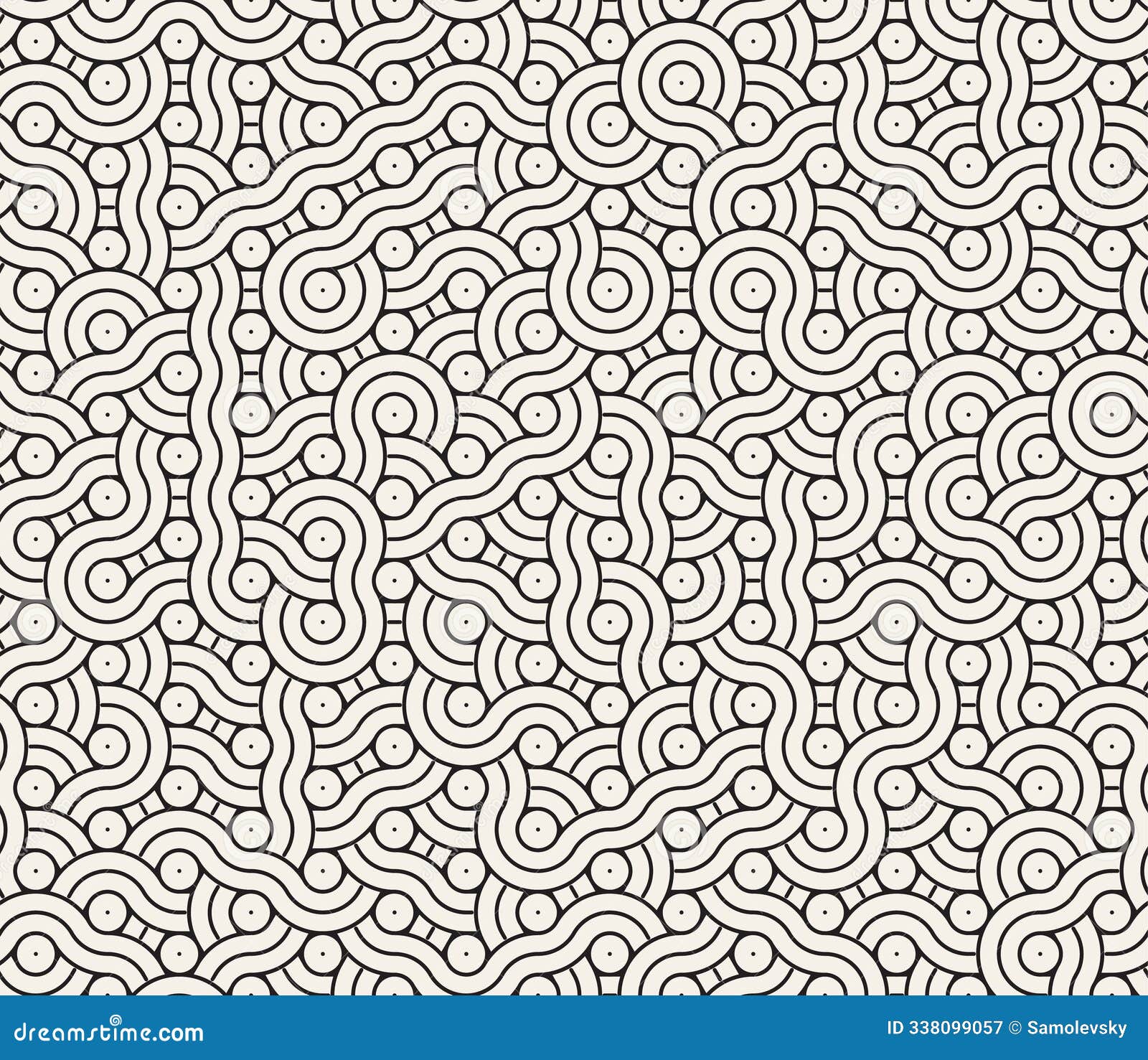 Vector Seamless Geometric Pattern. Stylish Abstract Irregular Shapes ...