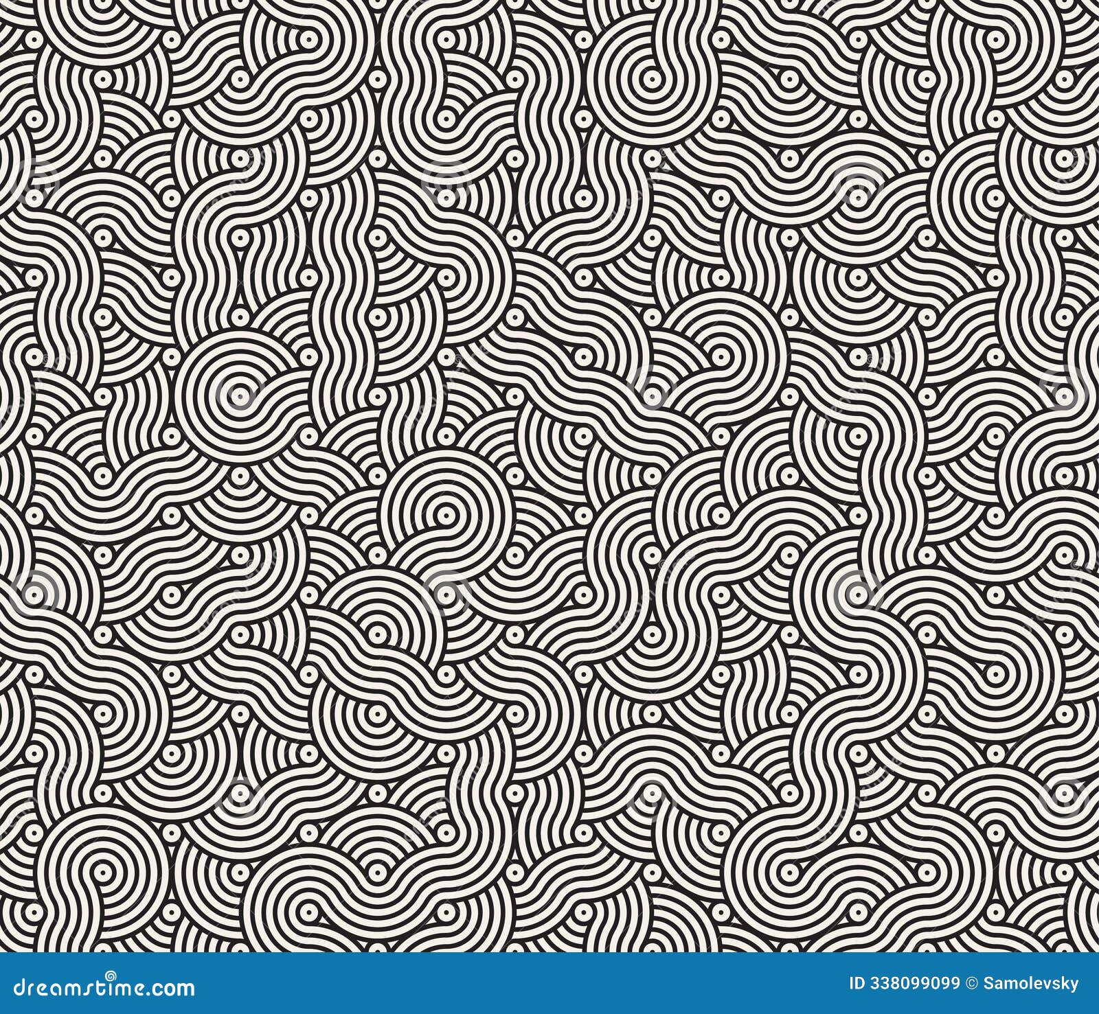 Vector Seamless Geometric Pattern. Stylish Abstract Irregular Shapes ...