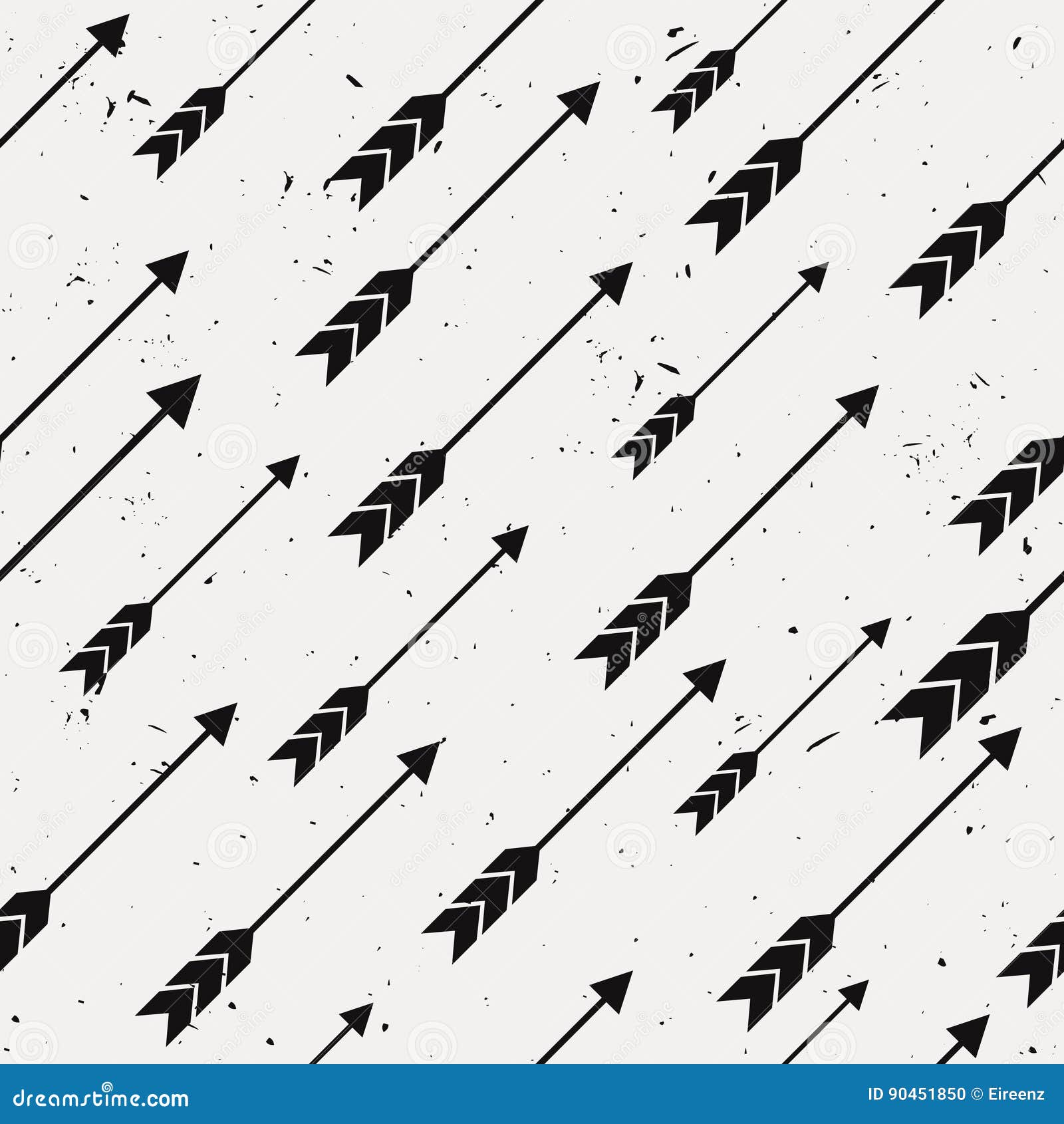 Vector Seamless Geometrical Pattern with Arrows Stock Vector ...