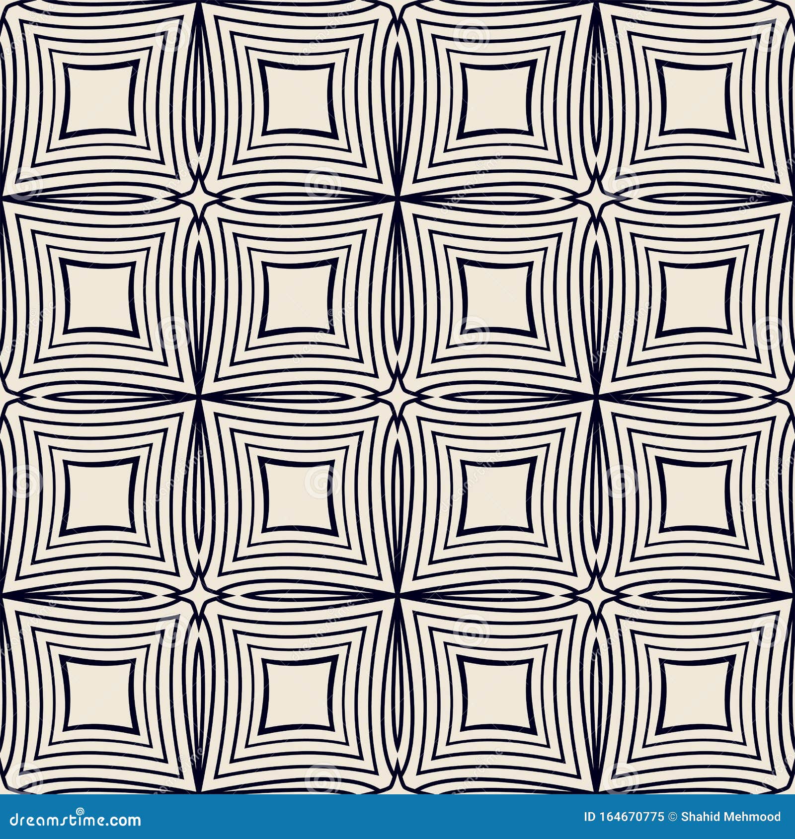 Vector Seamless Geometry Pattern for Postcards Stock Vector ...