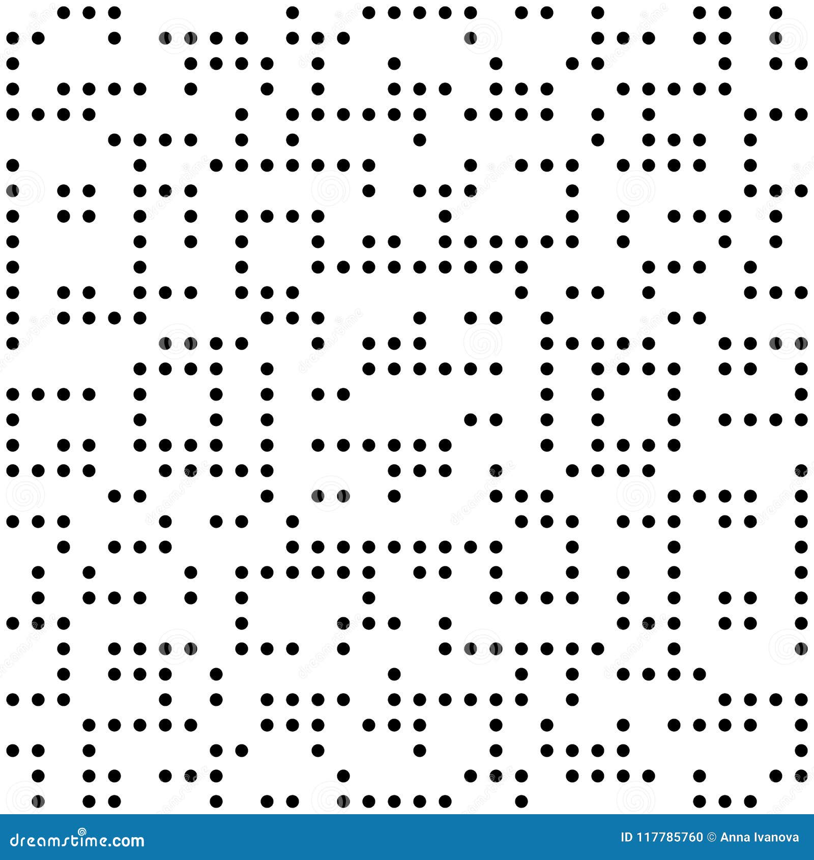 Vector Seamless Geometry Truchet Pattern Stock Illustration ...