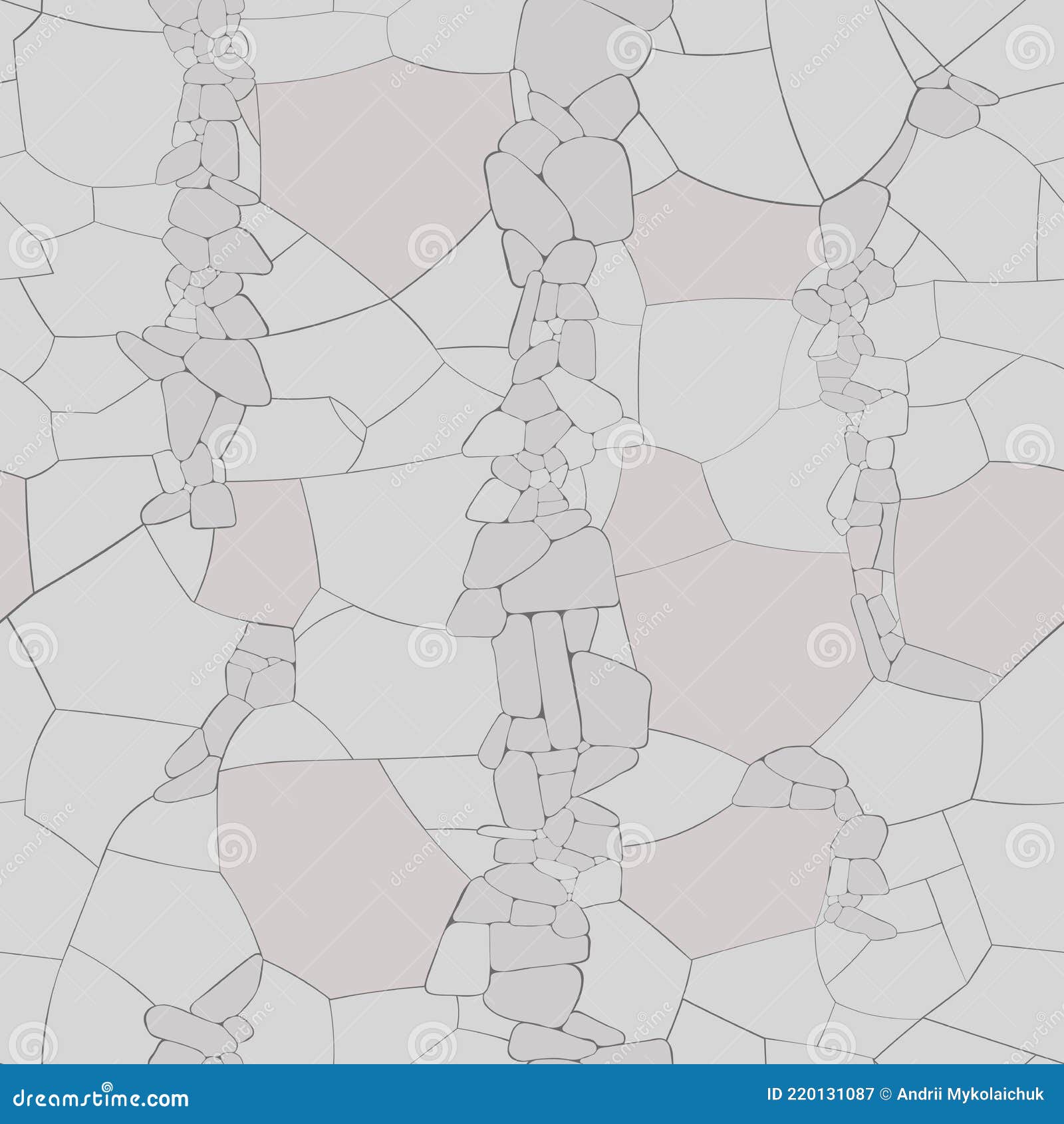 Vector Seamless Gray Stone Wall Texture Stock Vector - Illustration of ...