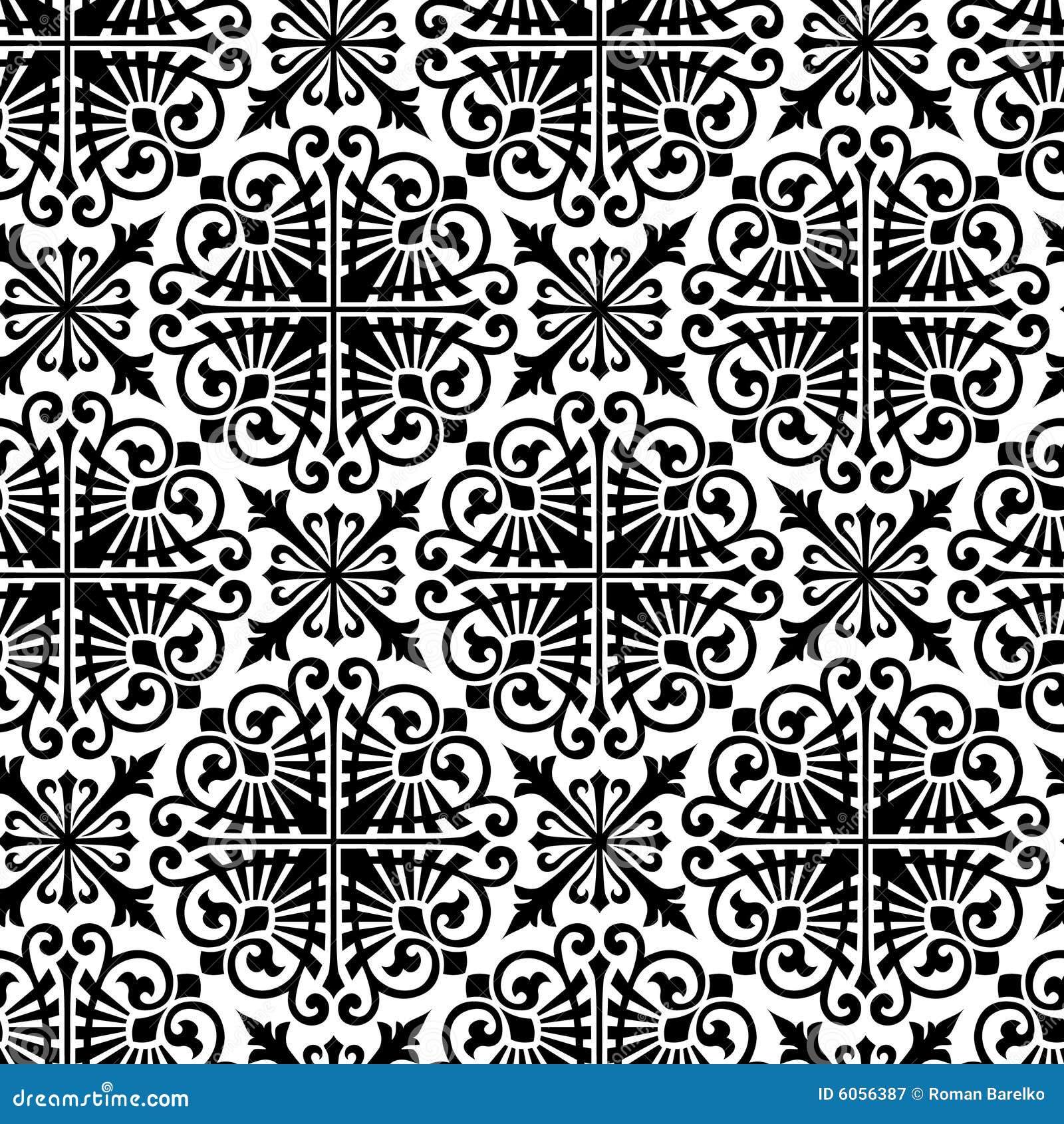 Vector. Seamless Greek Pattern Stock Vector - Illustration of damask ...