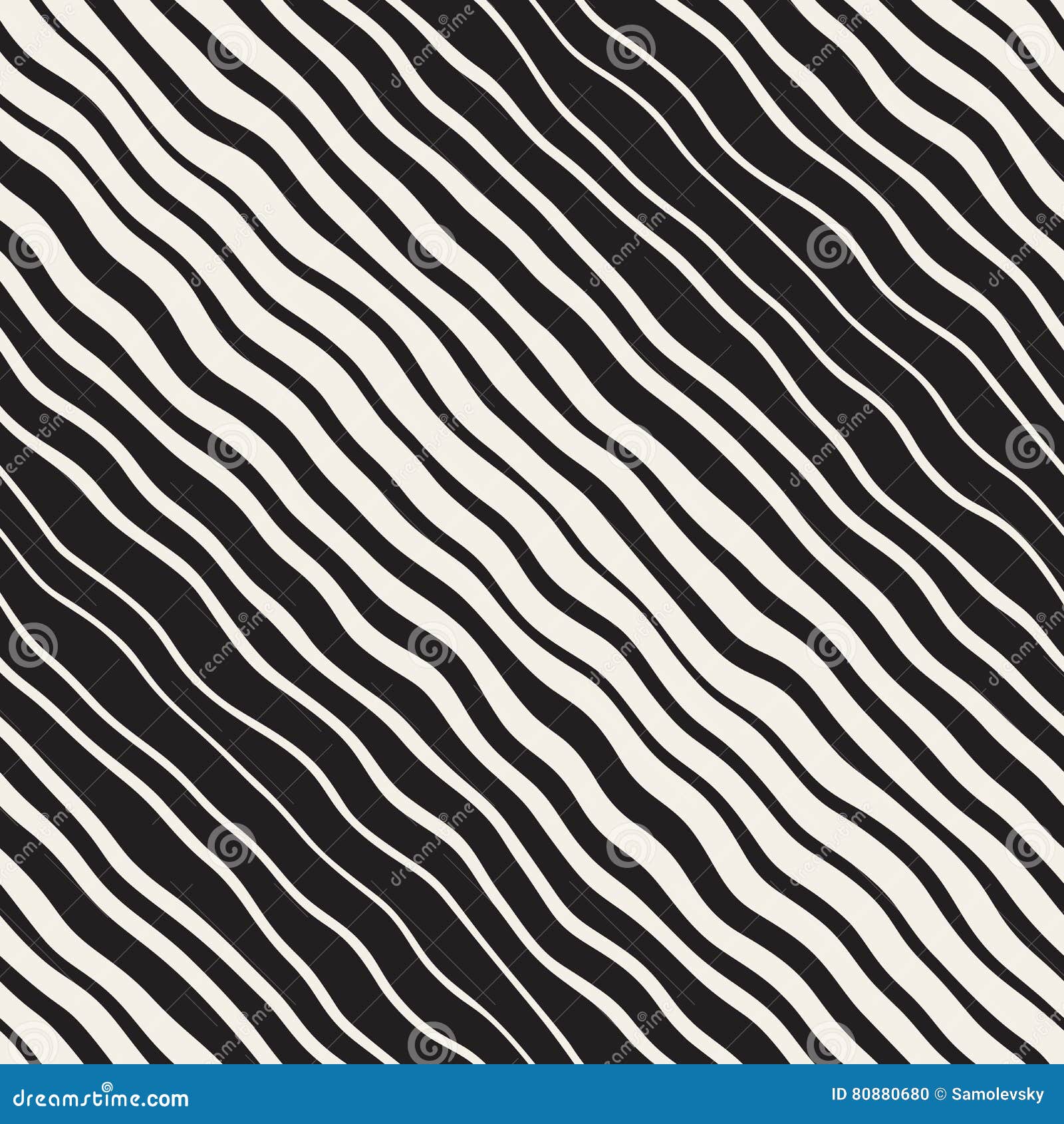 Vector Seamless Hand Drawn Diagonal Lines Pattern Stock Vector ...